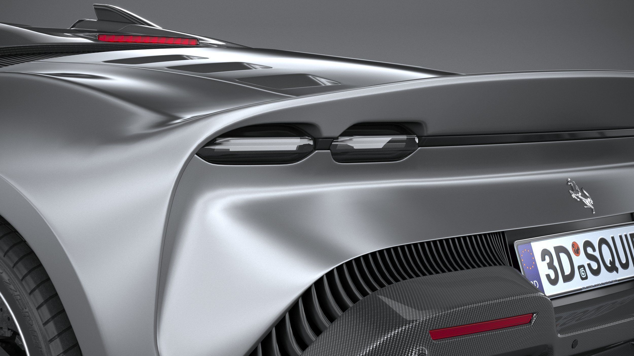 Ferrari SP-8 2024 3D model | CGTrader