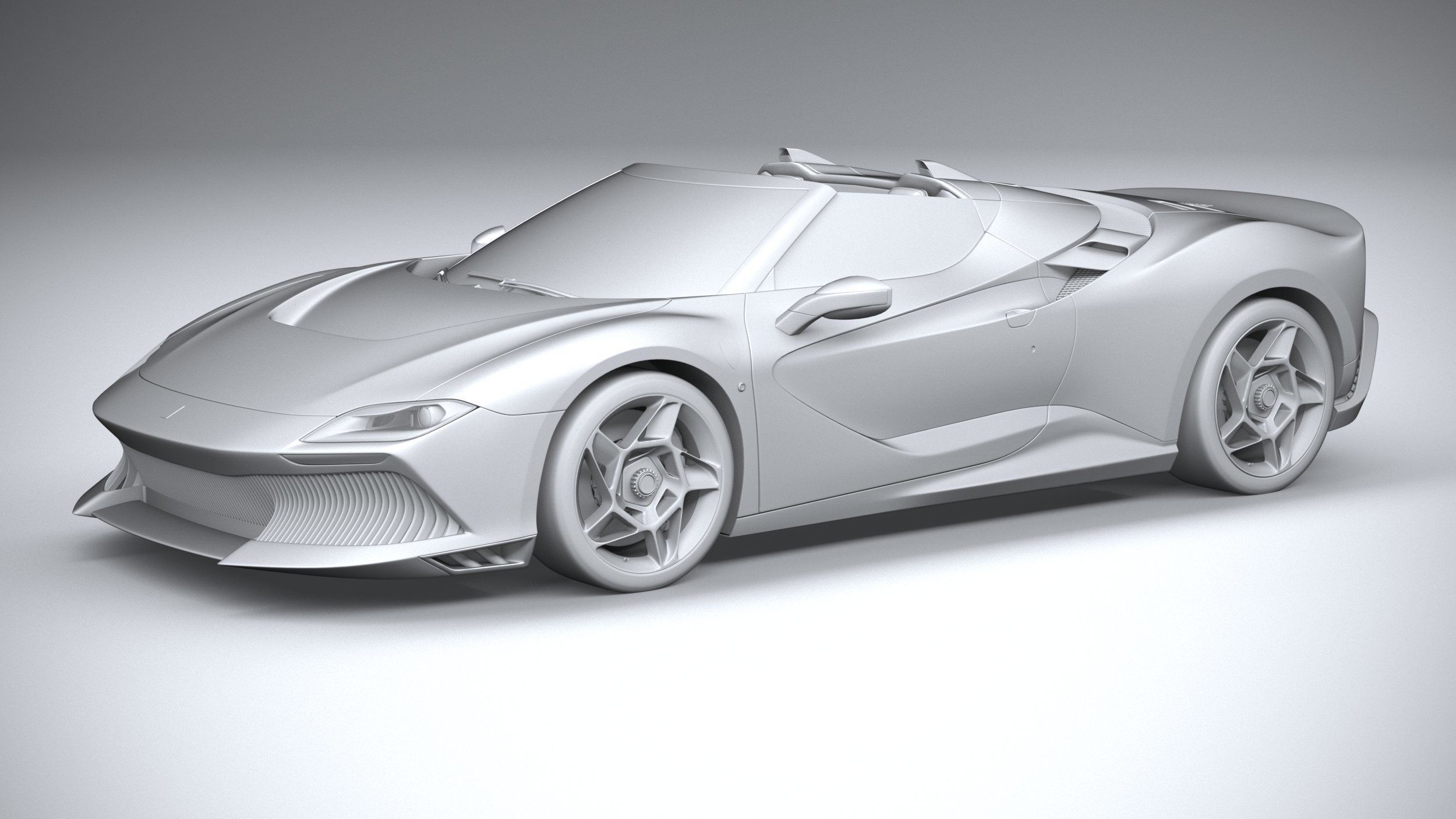 Ferrari SP-8 2024 3D model | CGTrader