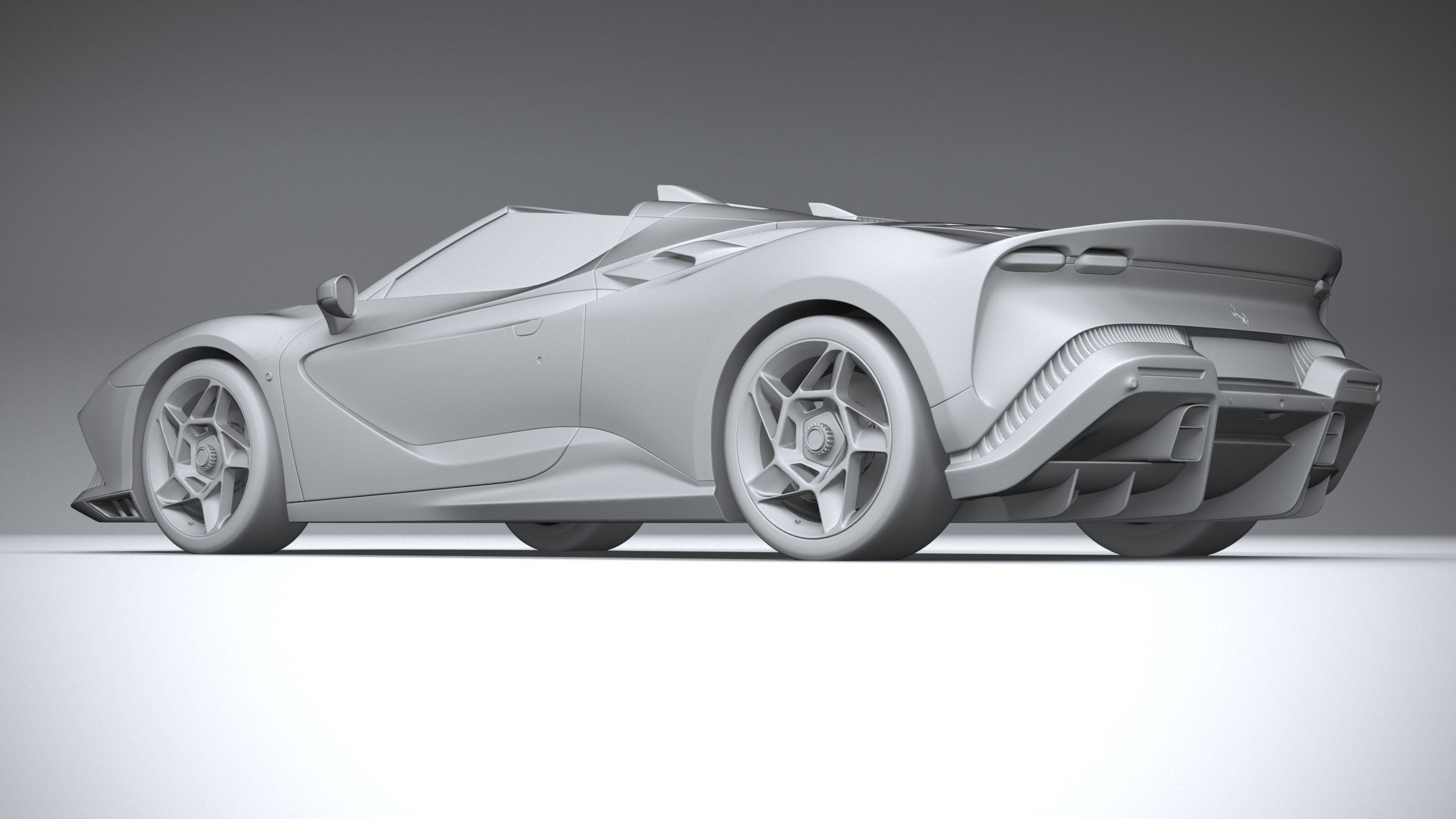 Ferrari SP-8 2024 3D model | CGTrader