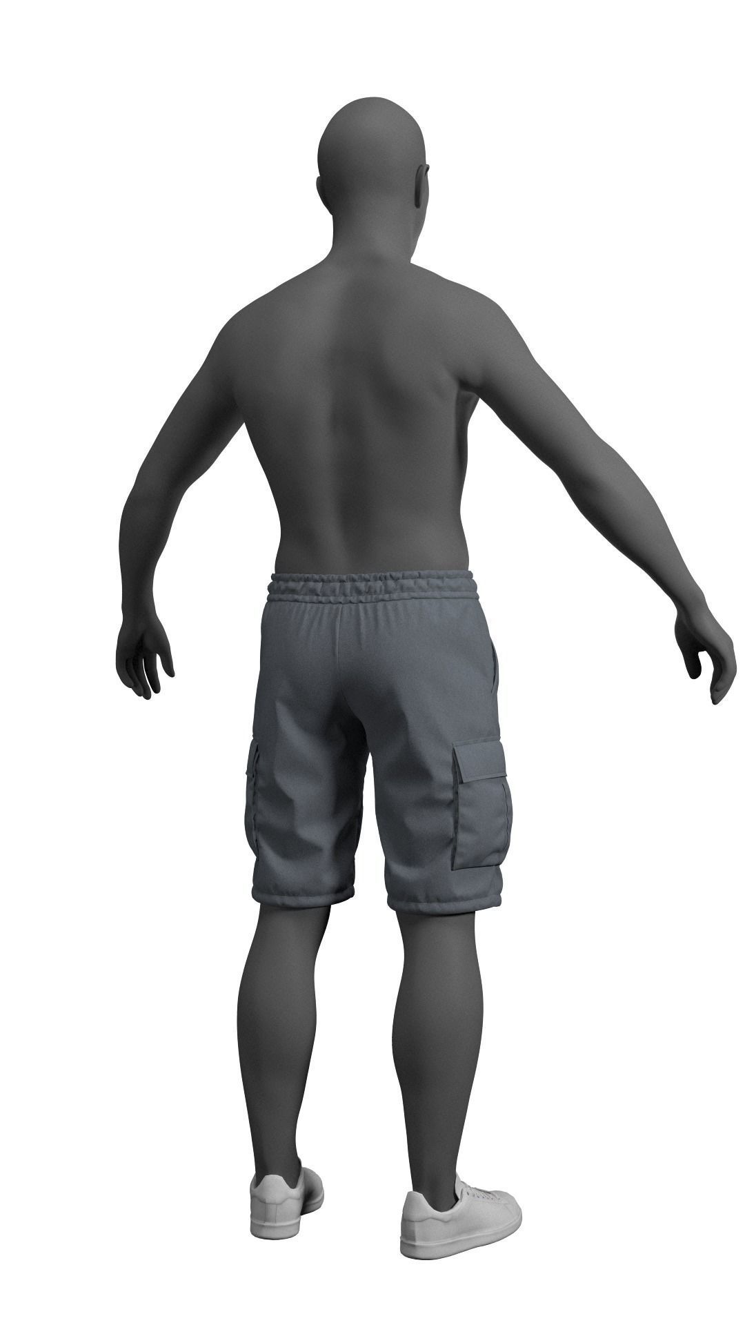 Male Sport Shorts - Marvelous Designer 3D model | CGTrader
