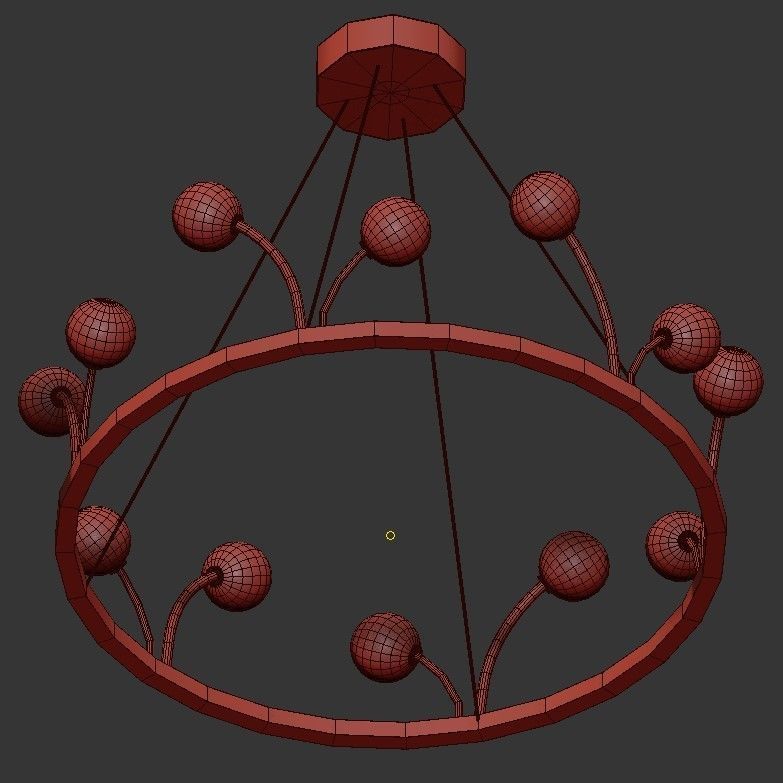 ALET chandelier 3D model | CGTrader