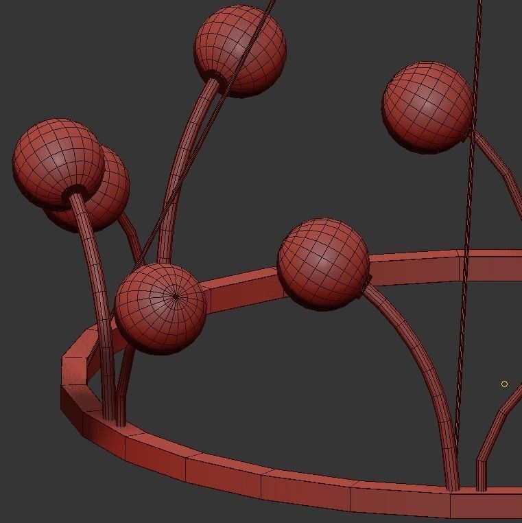 ALET chandelier 3D model | CGTrader