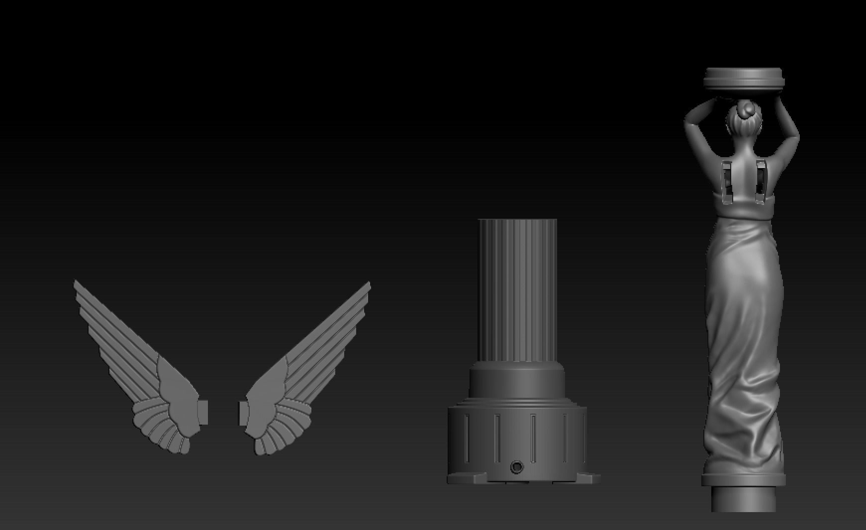 Alan Wake 2 The Angel Lamp 3D model 3D printable | CGTrader