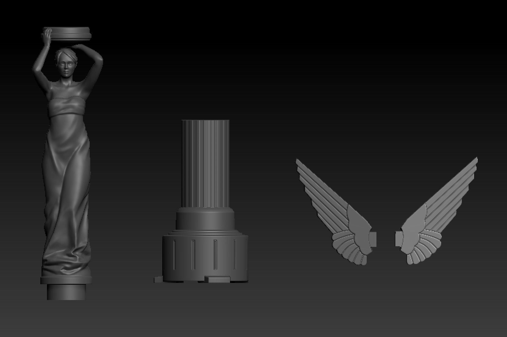 Alan Wake 2 The Angel Lamp 3D model 3D printable | CGTrader