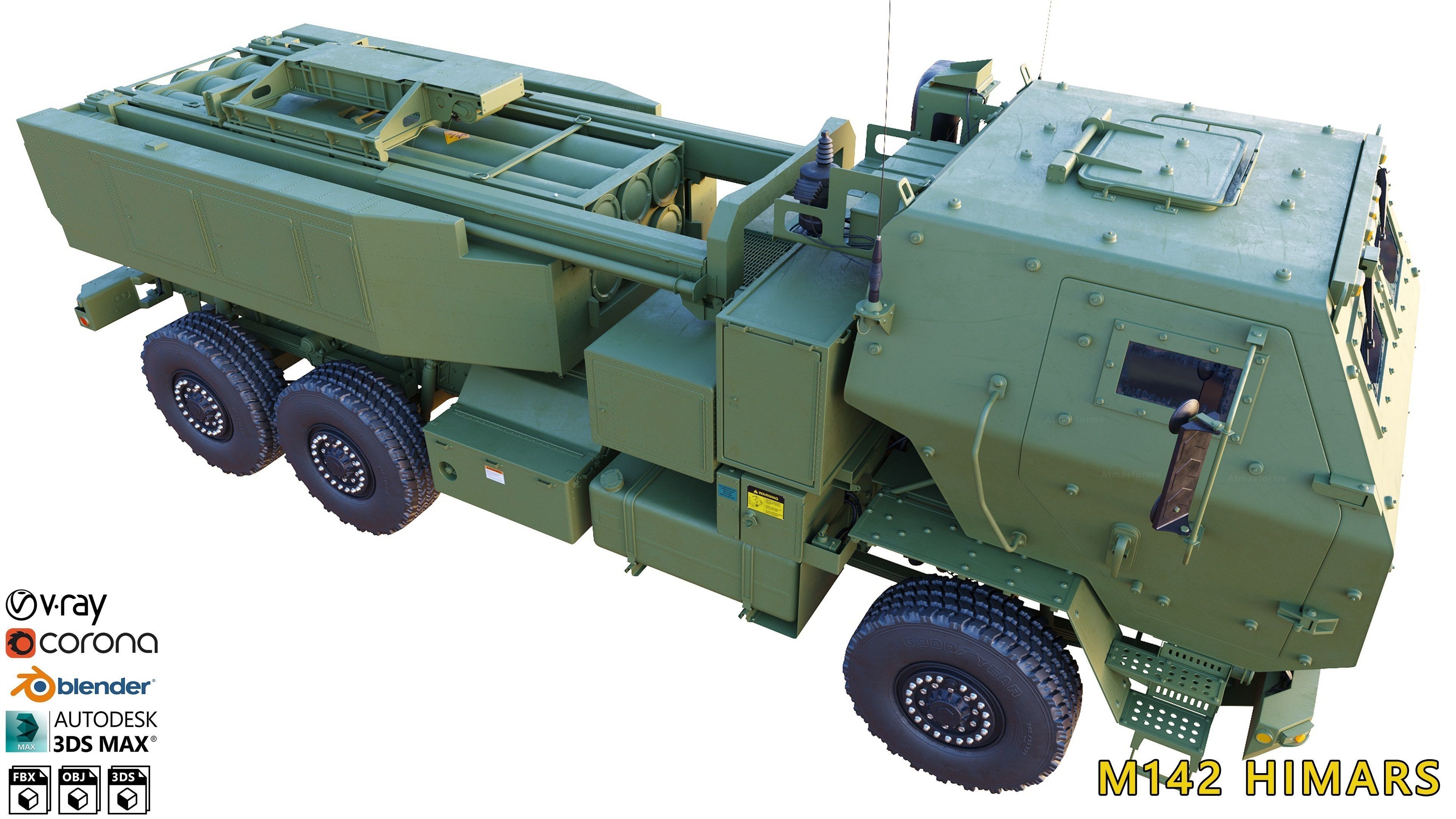 M142 HIMARS 3D model | CGTrader