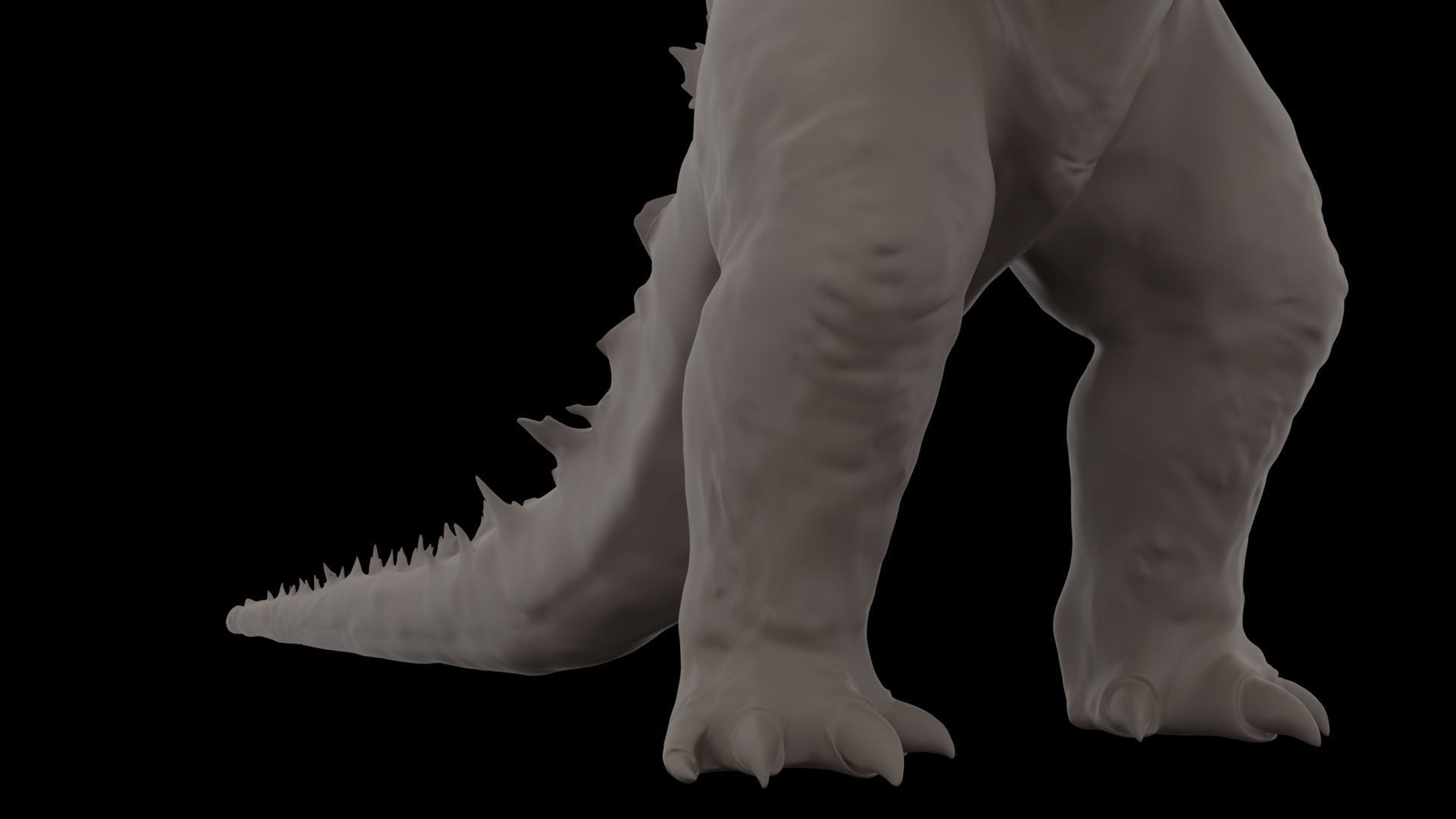 Godzilla print 3D model 3D printable | CGTrader