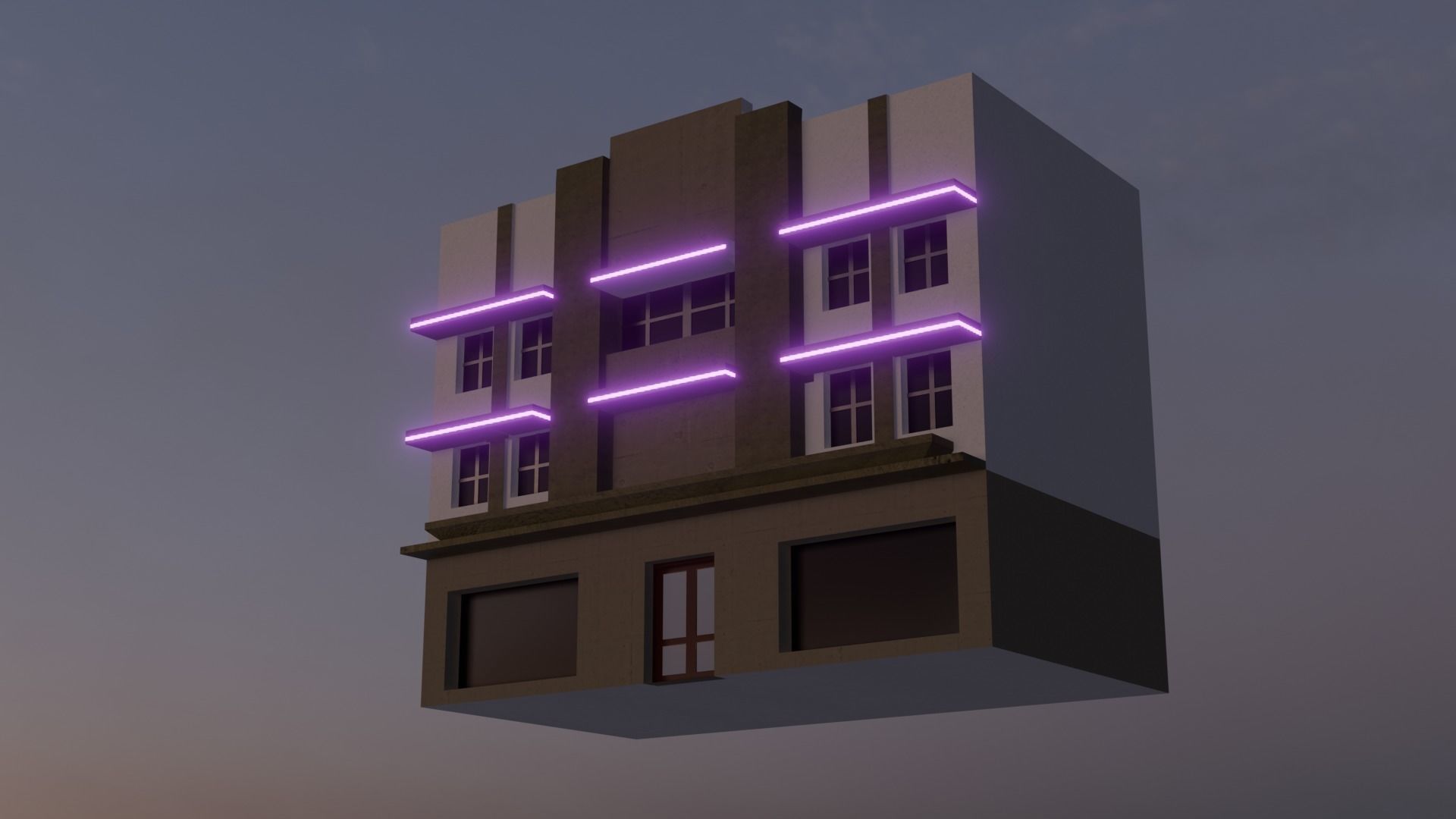3D model Miami Building 3D Model VR / AR / low-poly | CGTrader
