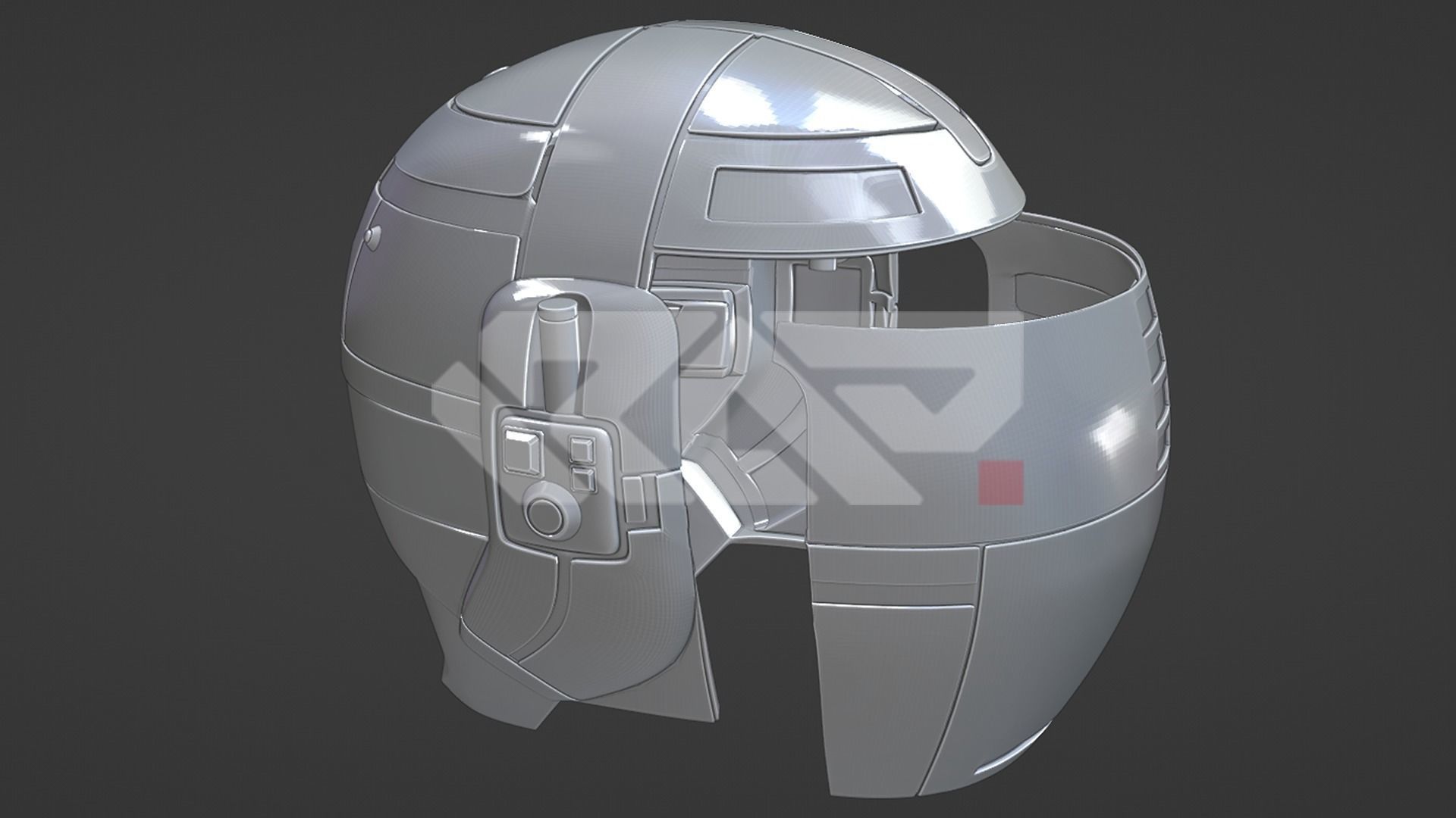 Space Sheriff GAVAN Helmet 3D model 3D printable | CGTrader