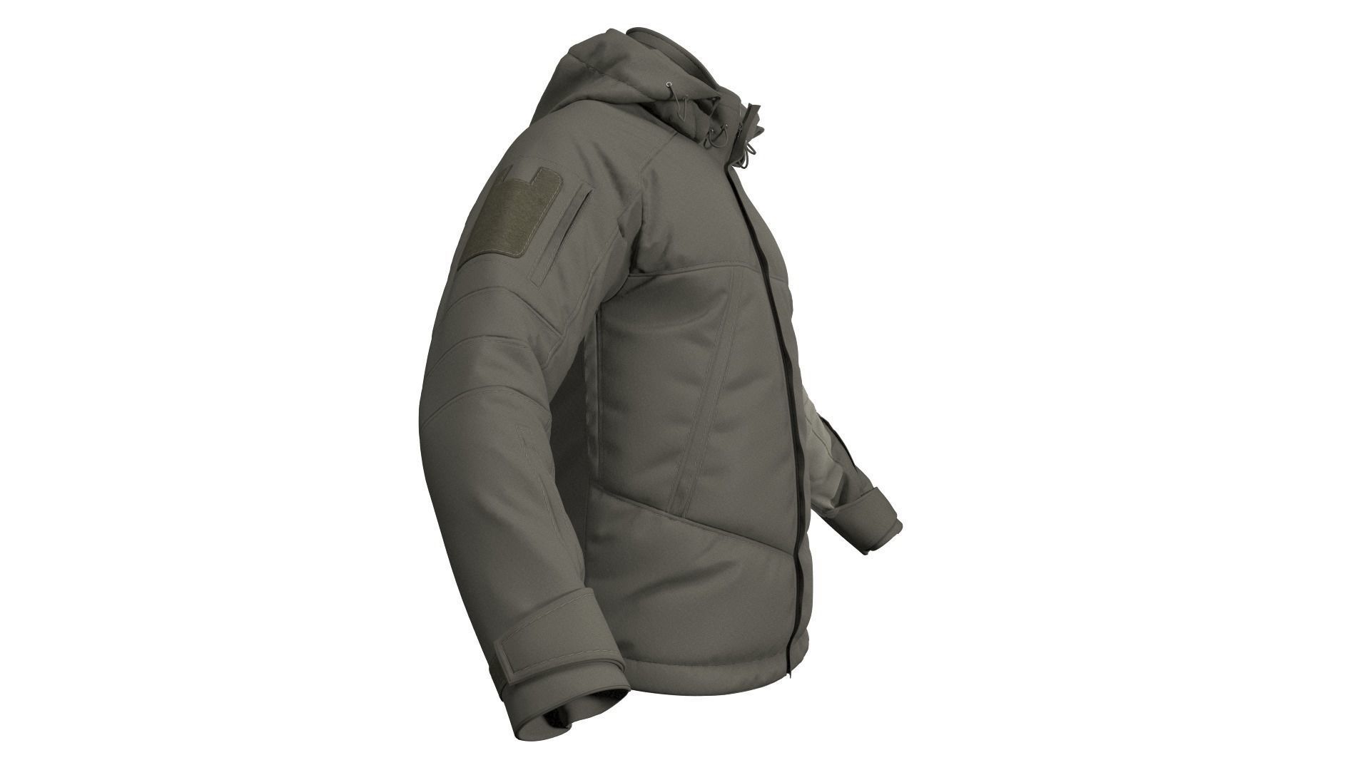 UF Pro Delta OL 4 Tactical Winter Jacket - Marvelous Designer 3D model ...