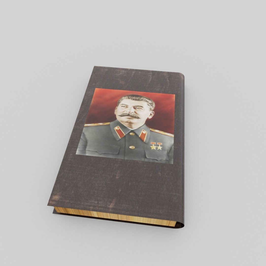 3D model Joseph Stalin book VR / AR / low-poly | CGTrader