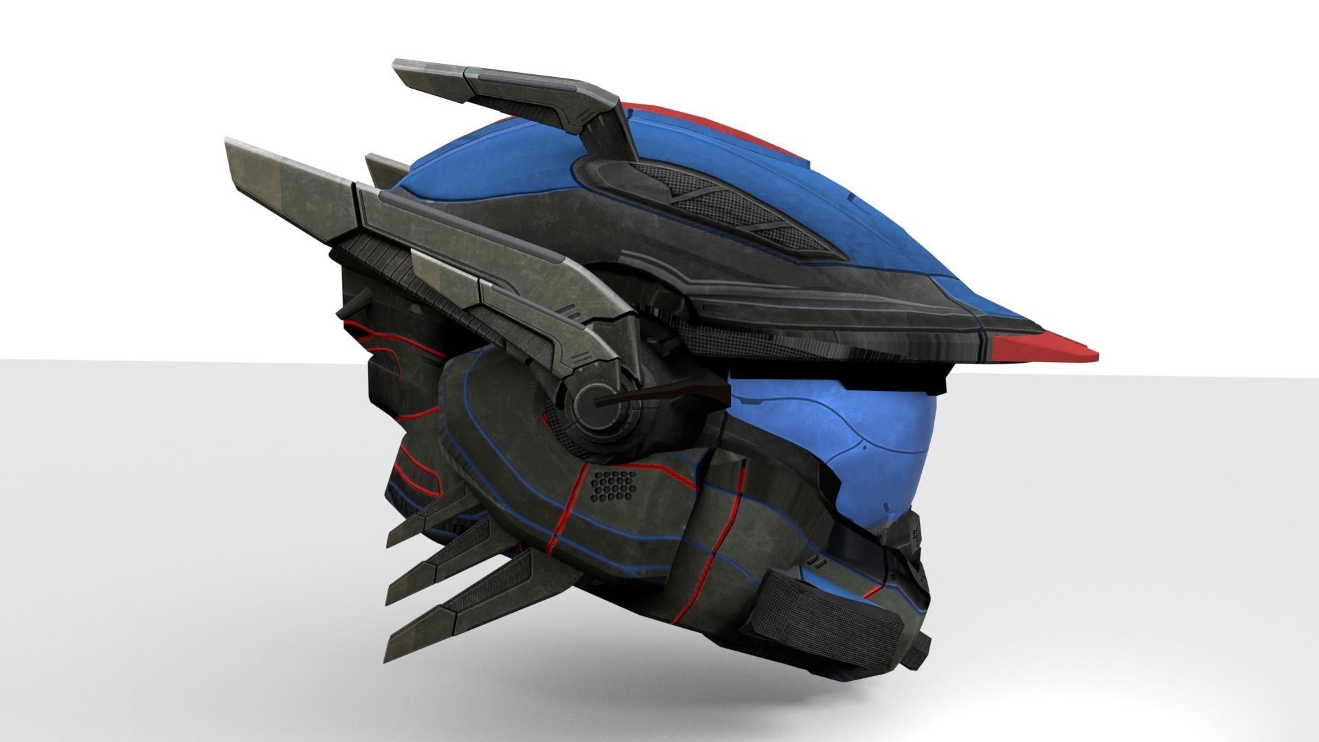 3D model Halo Spartan MKV Helmet VR / AR / low-poly | CGTrader