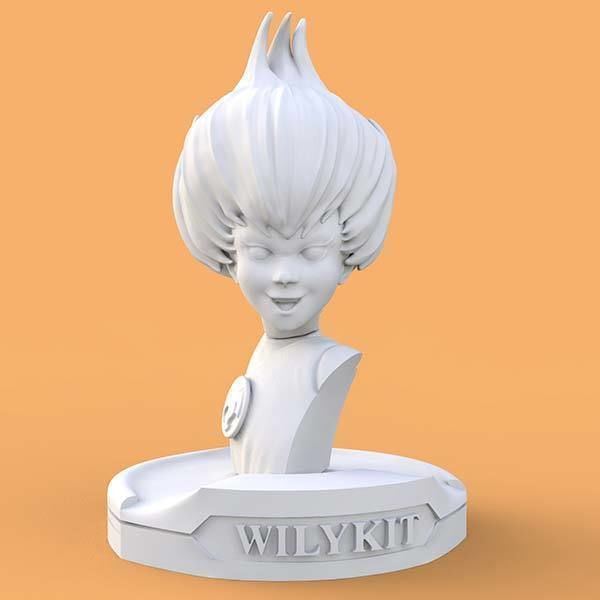 Wilykit Bust Lunatacs Thundercats STL CG Pyro STL 3d printing 3D model ...