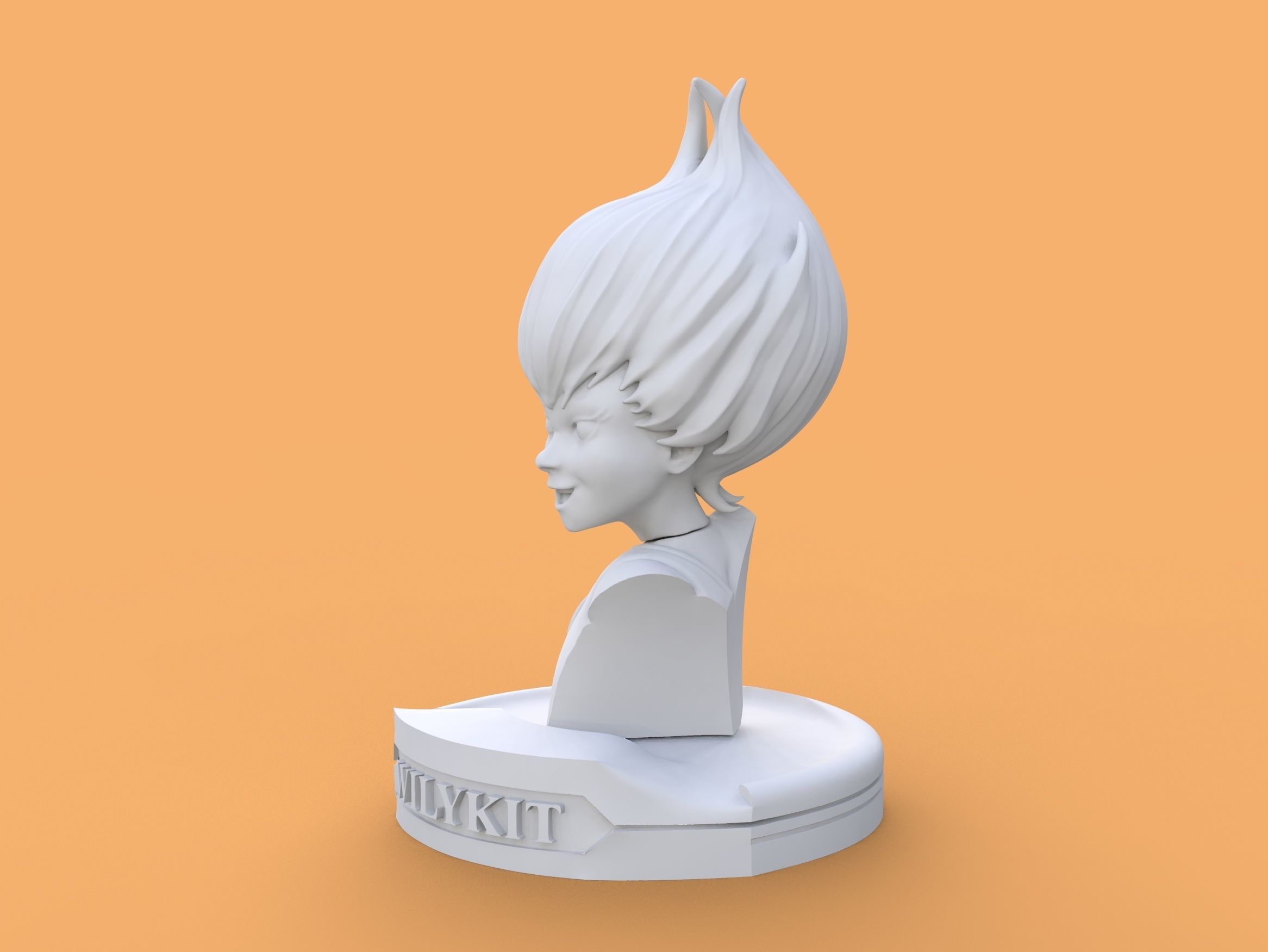 Wilykit Bust Lunatacs Thundercats STL CG Pyro STL 3d printing 3D model ...