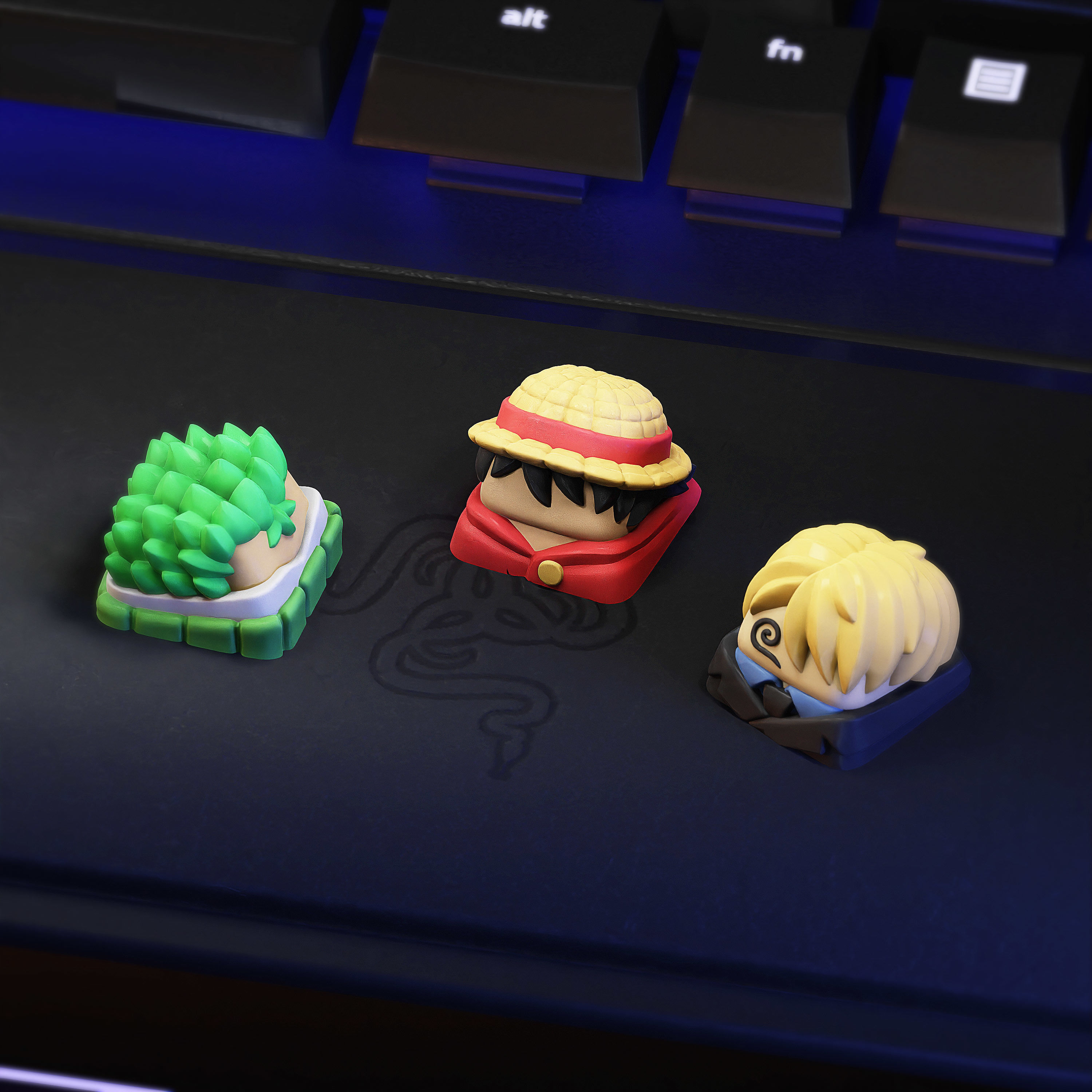 Nakamas Vol I keycaps - Mechanical Keyboard 3D model 3D printable ...