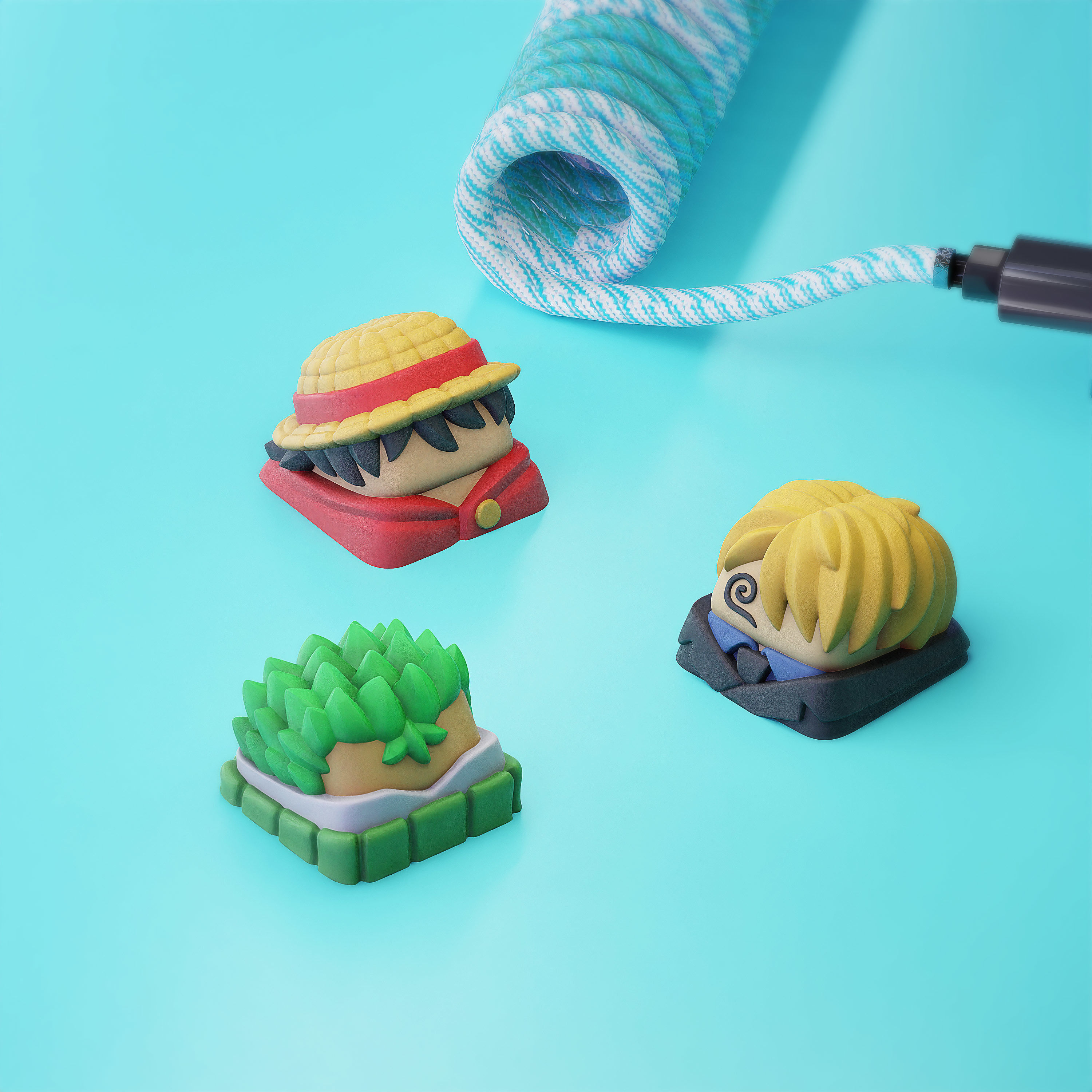 Nakamas Vol I keycaps - Mechanical Keyboard 3D model 3D printable ...