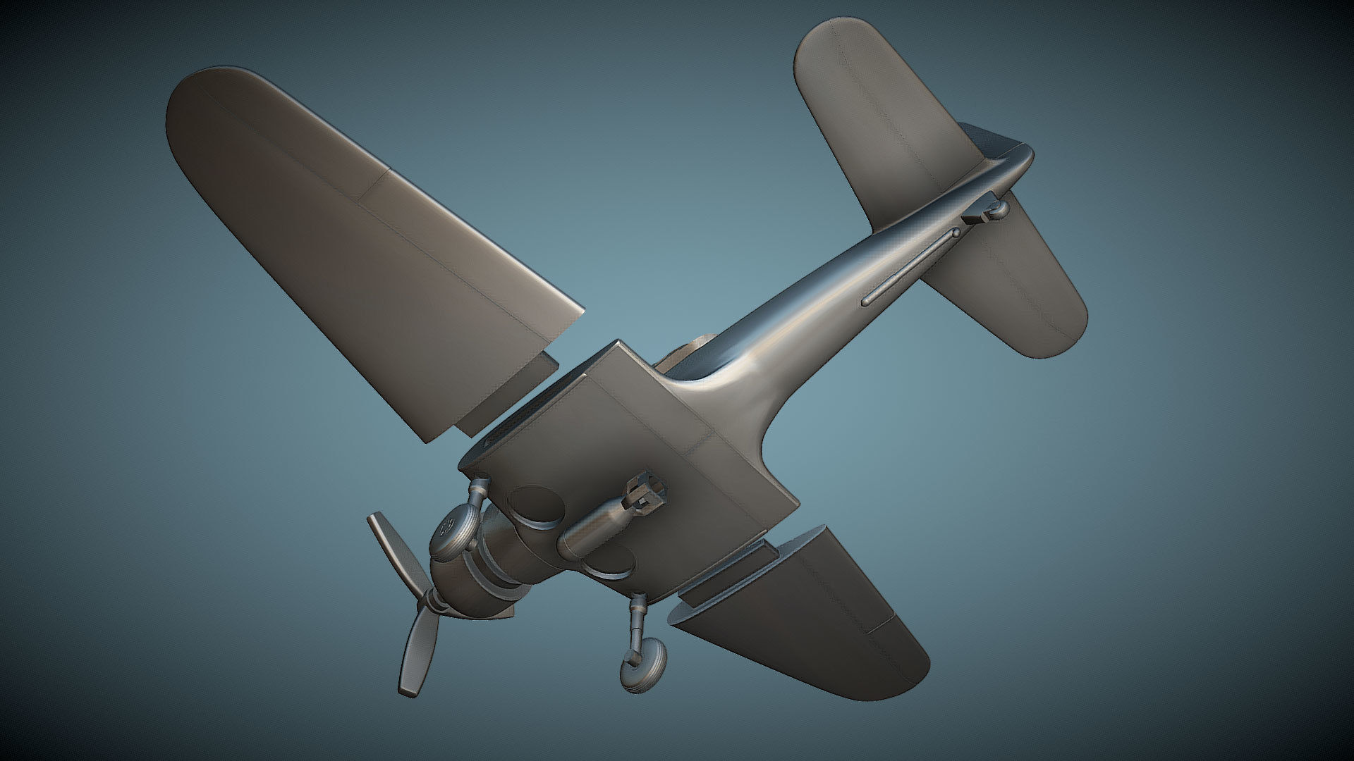 Douglas SBD Dauntless - 3D Printable Model 3D model 3D printable | CGTrader
