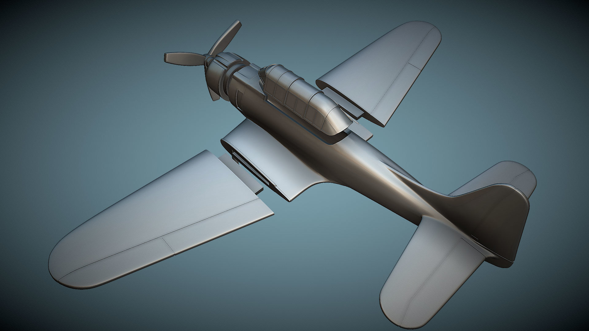 Douglas SBD Dauntless - 3D Printable Model 3D model 3D printable | CGTrader