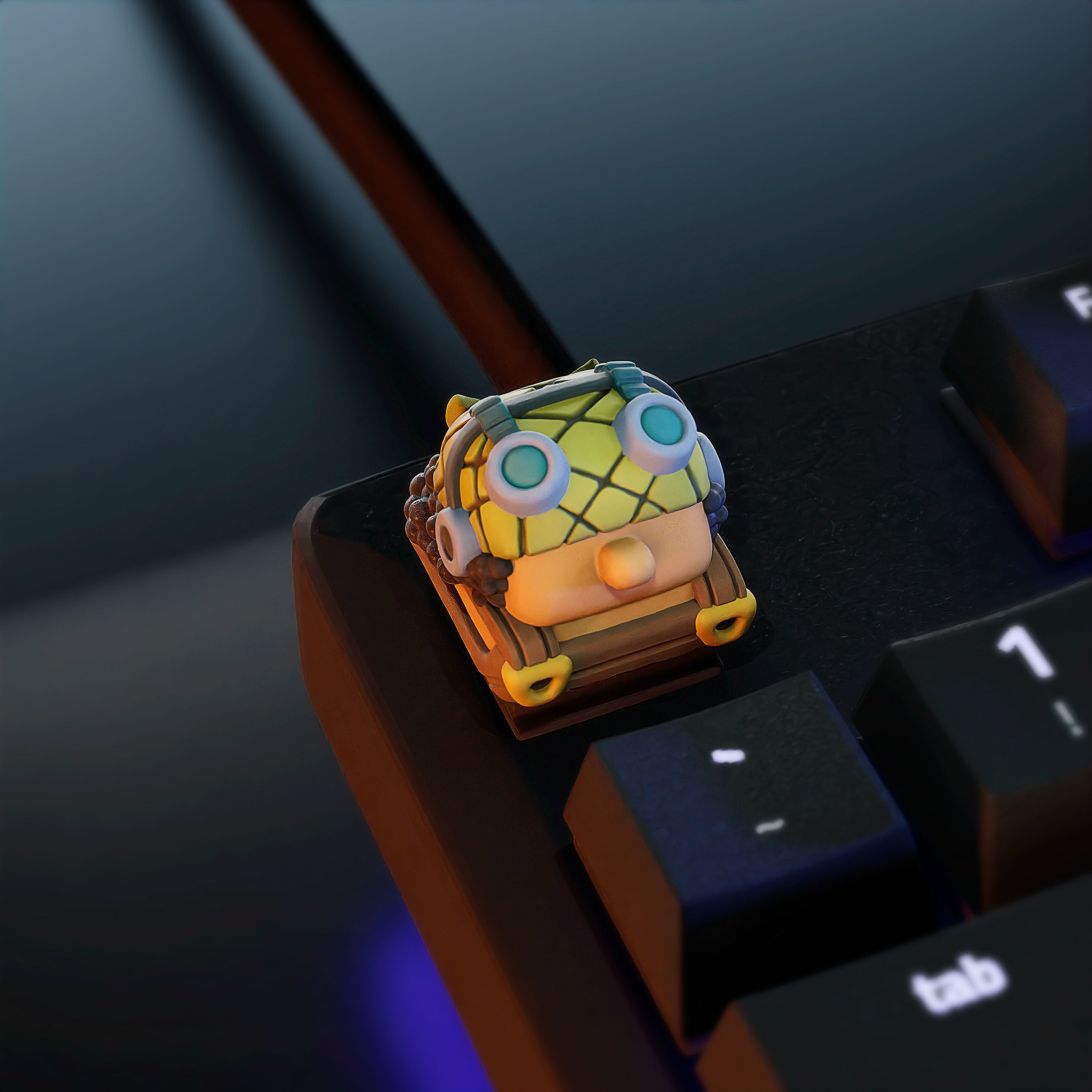 Nakamas Vol II keycaps - Mechanical Keyboard 3D model 3D printable ...