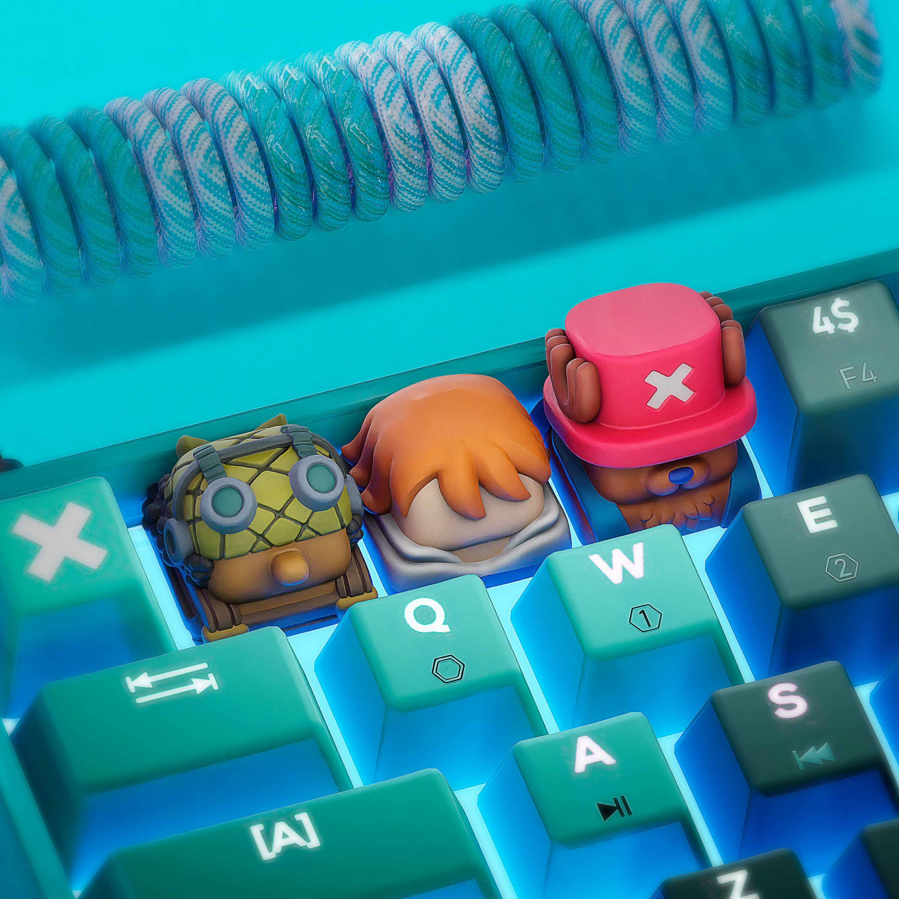 Nakamas Vol II keycaps - Mechanical Keyboard 3D model 3D printable ...