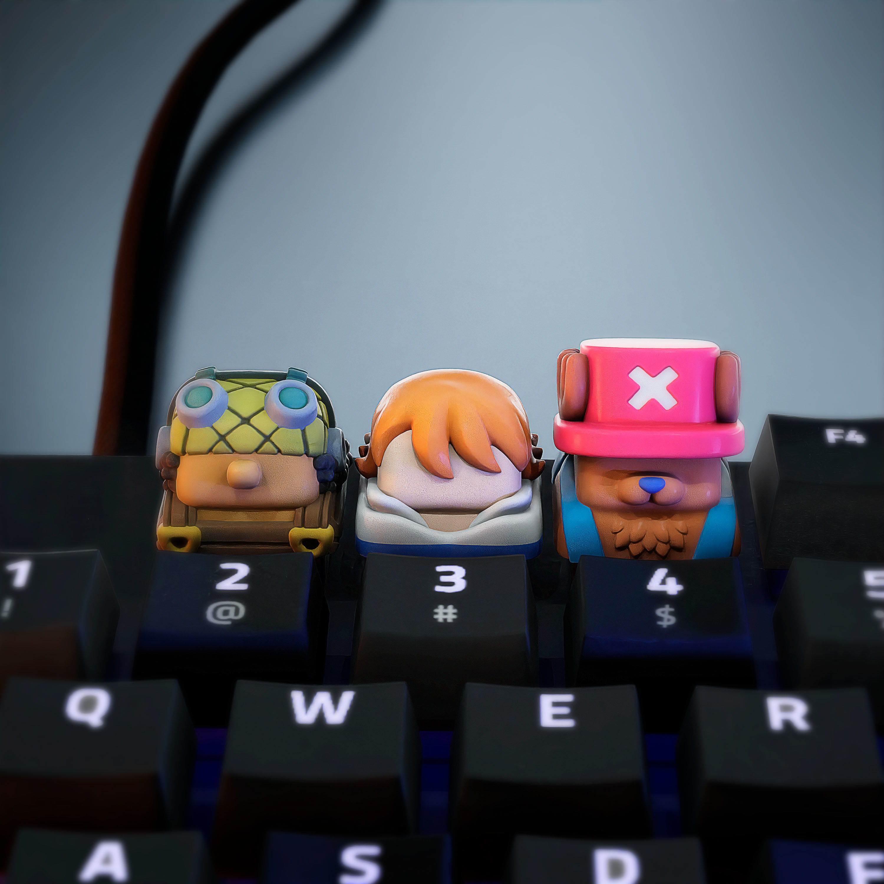 Nakamas Vol II keycaps - Mechanical Keyboard 3D model 3D printable ...