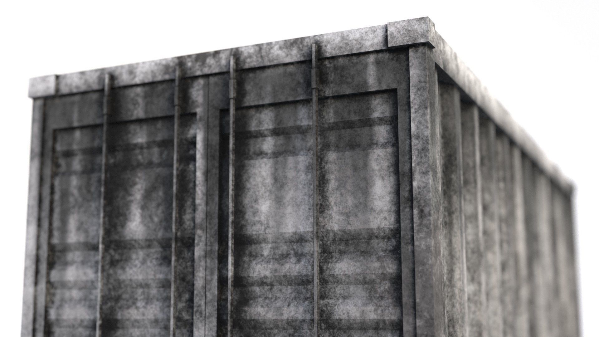 3D model Game-Ready White Sea Container VR / AR / low-poly | CGTrader