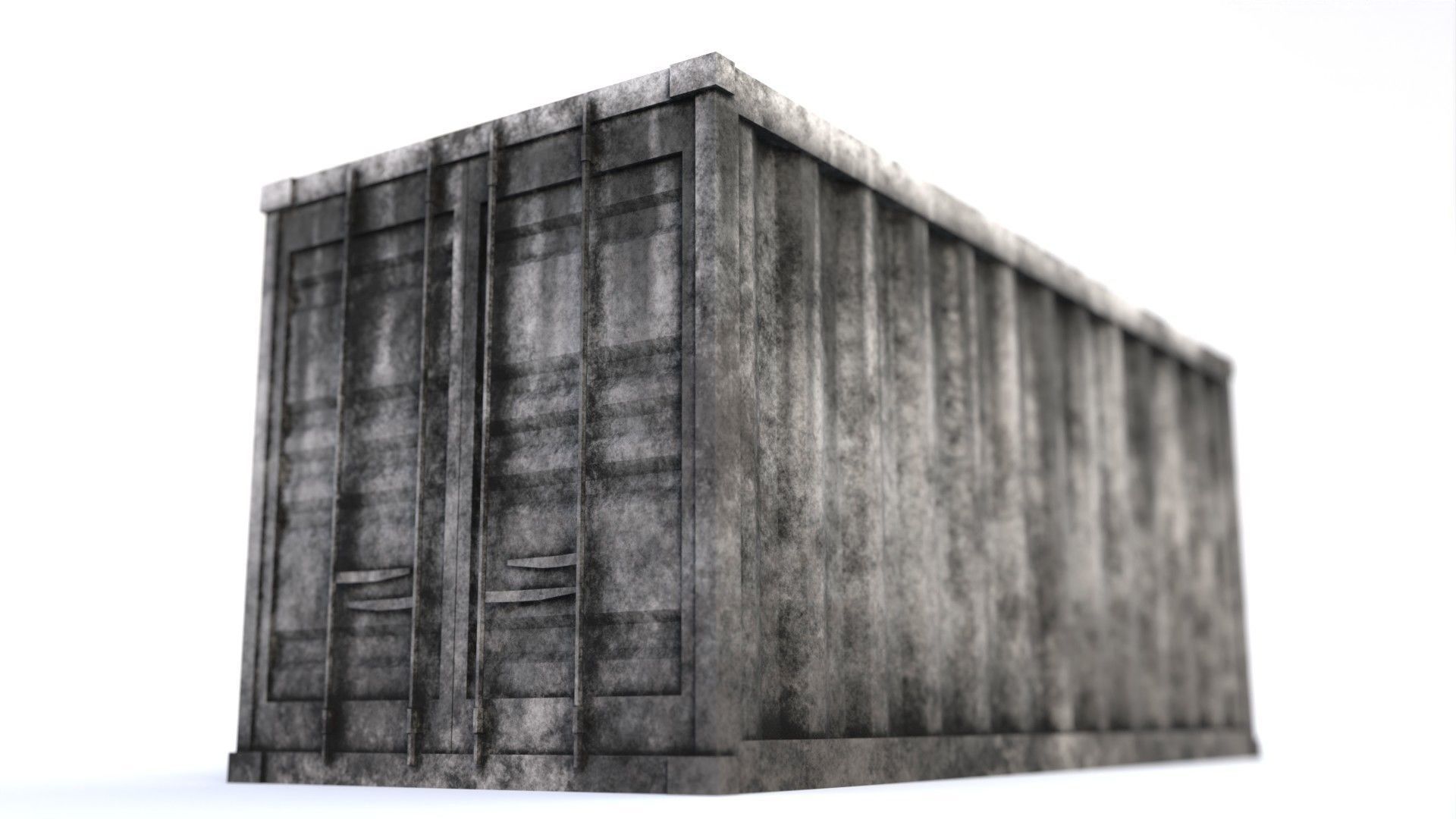 3D model Game-Ready White Sea Container VR / AR / low-poly | CGTrader