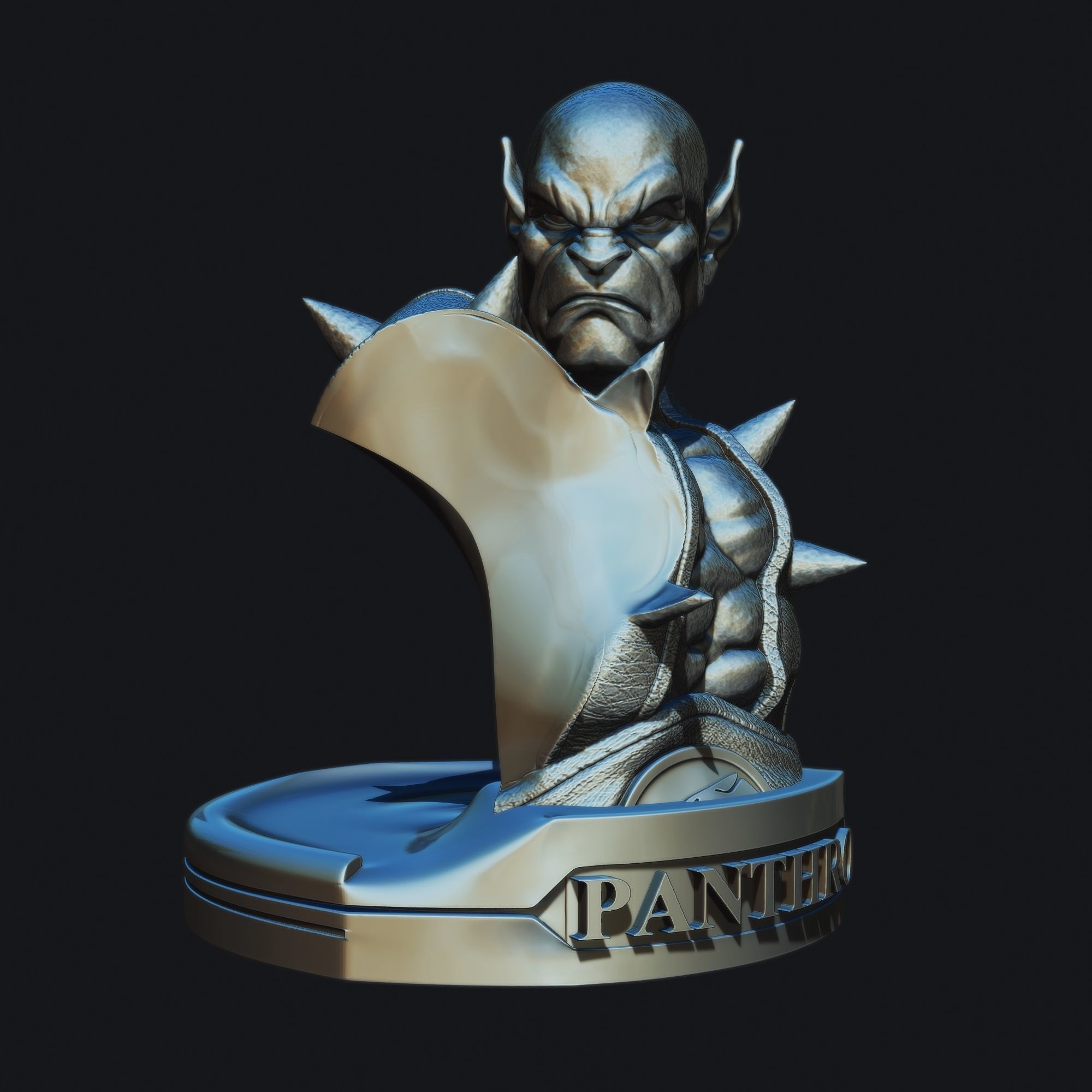 Panthro Bust Lunatacs Thundercats STL CG Pyro STL 3d printing 3D model ...