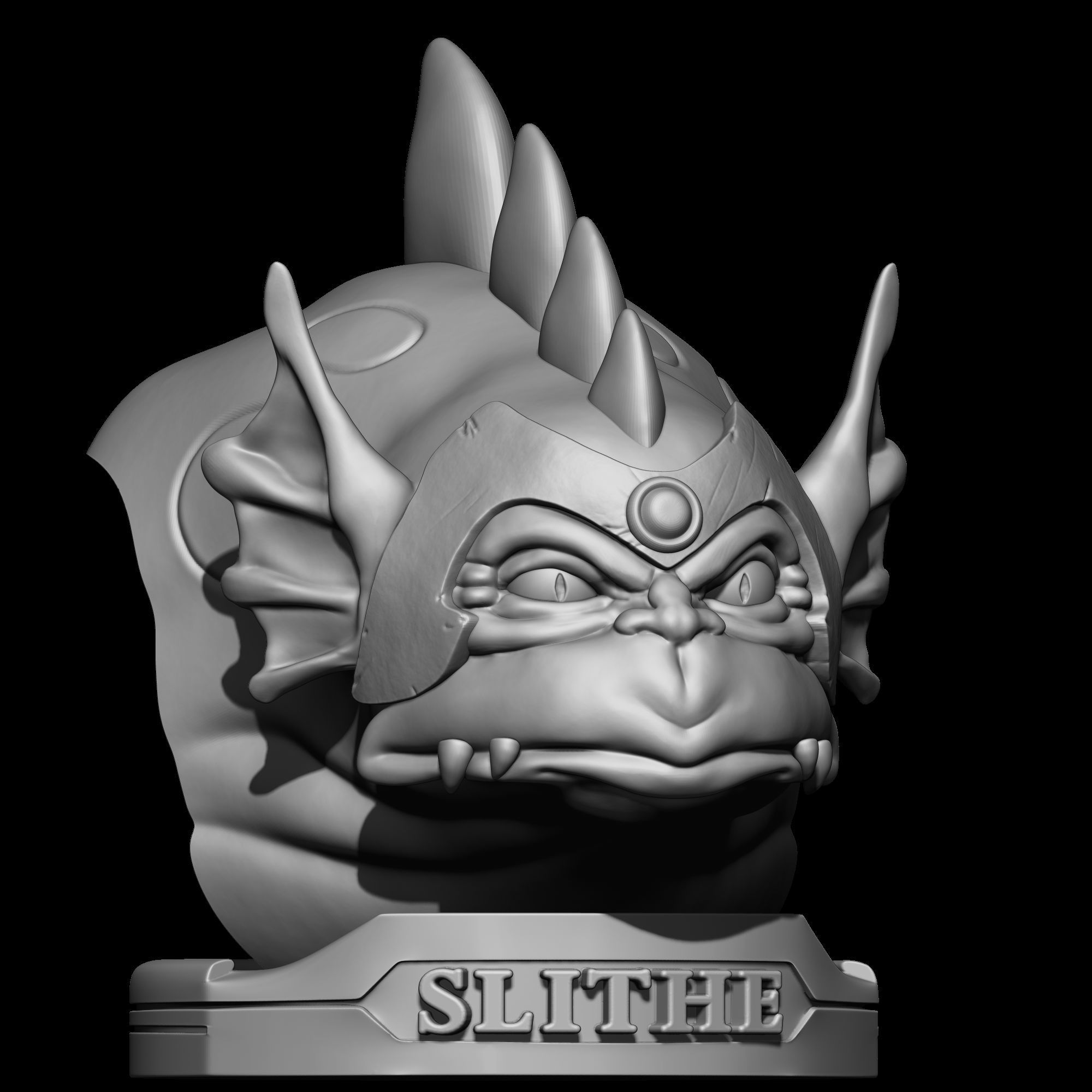 Slithe Bust Mutant Thundercats STL 3d printing 3D model 3D printable ...
