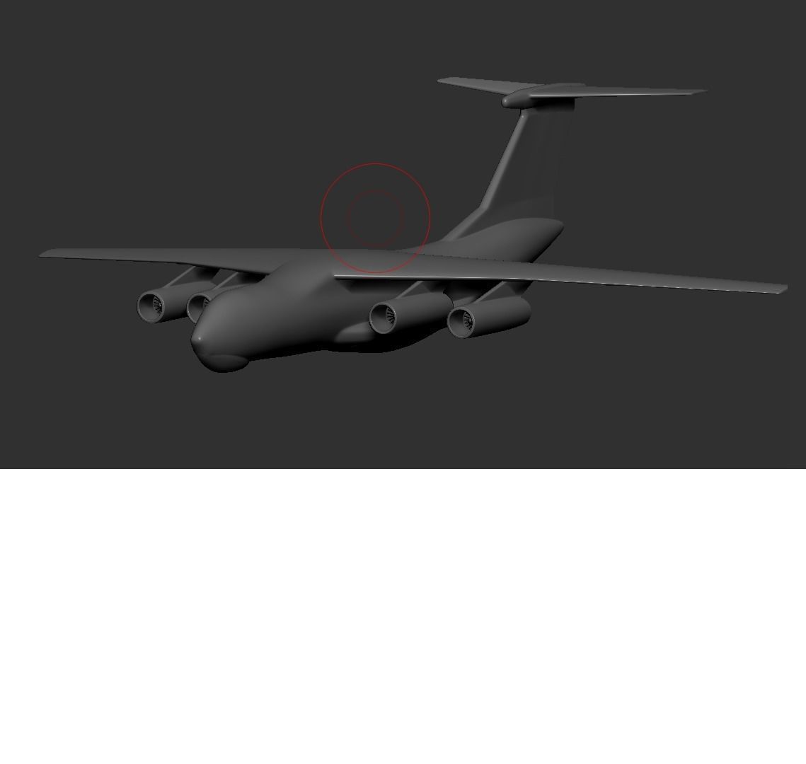ilyushin 76 aircraft 3D model 3D printable | CGTrader