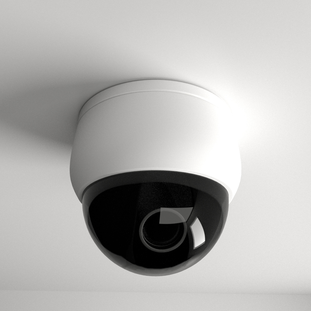 Dome Camera 3D Model .3ds .fbx .blend .dae - CGTrader.com