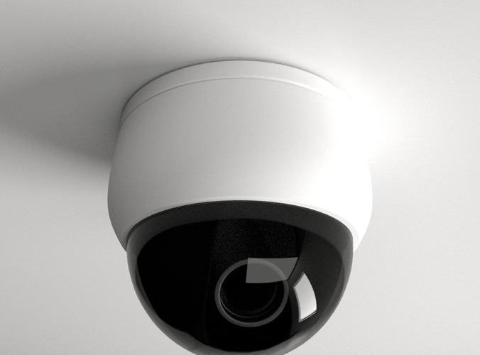 Dome Camera 3D Model .3ds .fbx .blend .dae - CGTrader.com