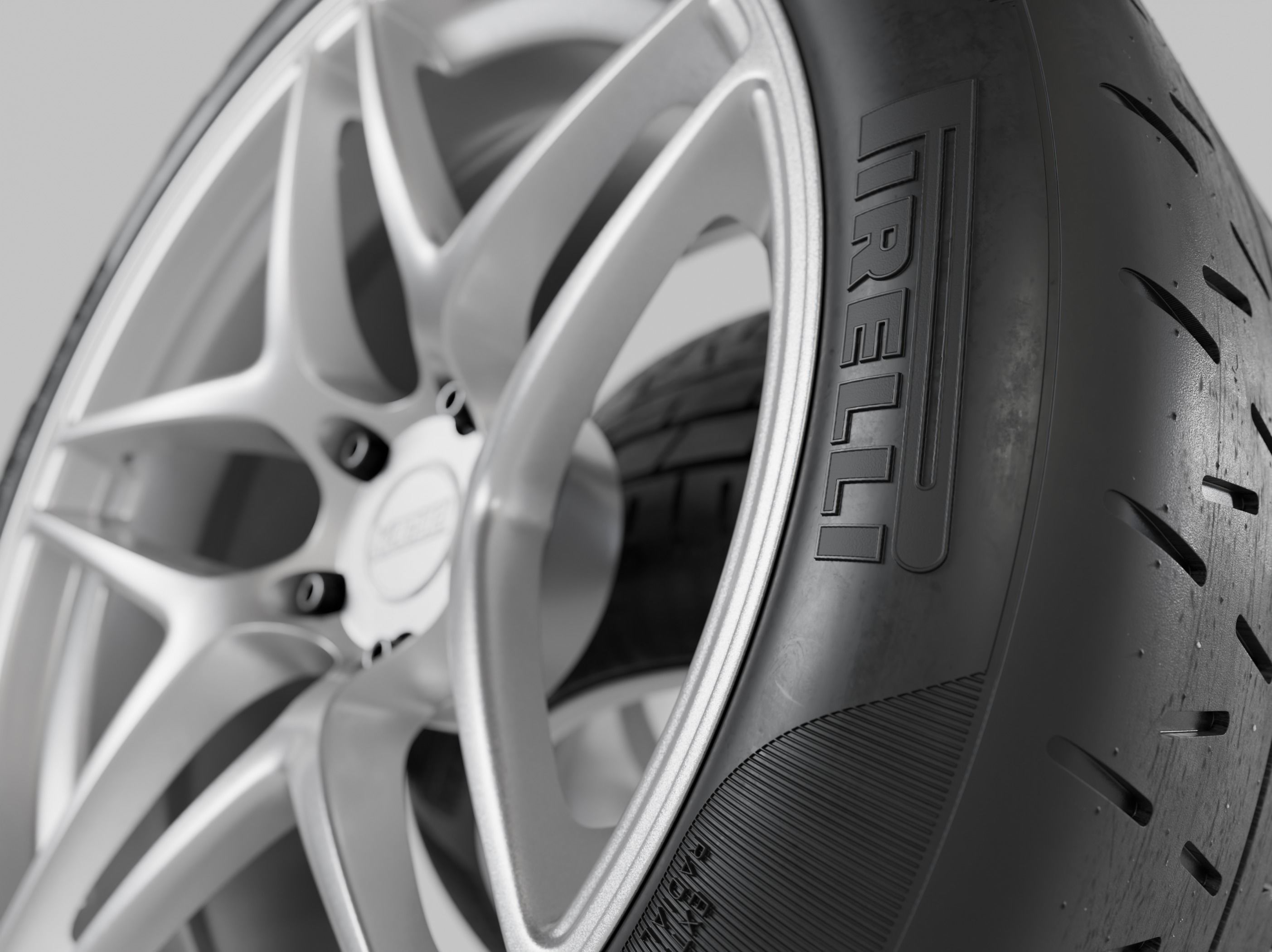 Kansei Astro Rims with Pirelli P Zero Trofeo R Tires 3D model | CGTrader