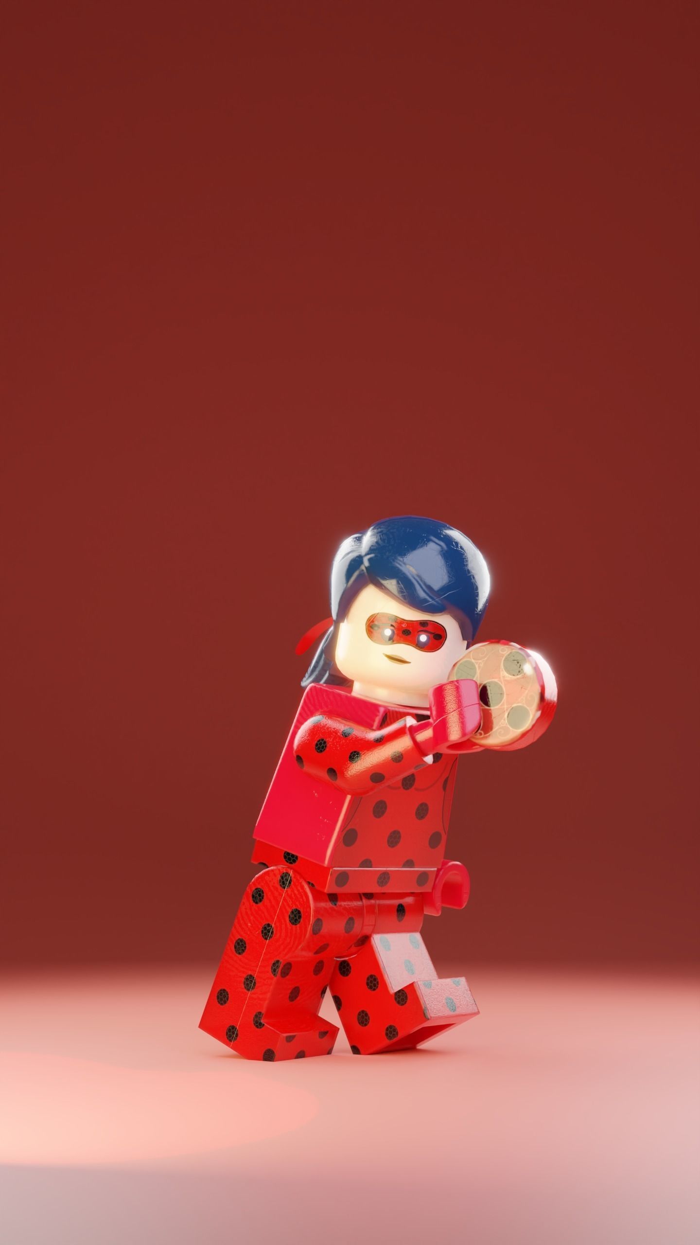 Lego Miraculous - Ladybug 3D model rigged | CGTrader