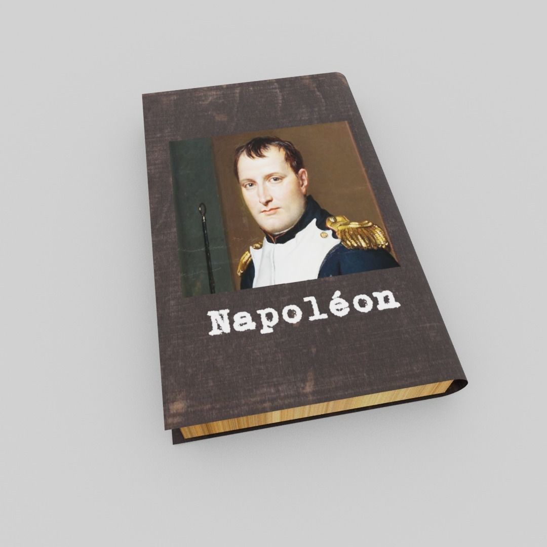 3D model Napoleon BOOK OLD VR / AR / low-poly | CGTrader