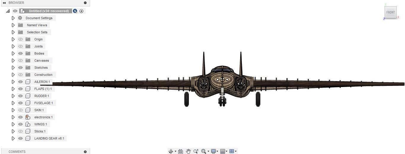 Northrop XP79b Flying Ram 3D model | CGTrader