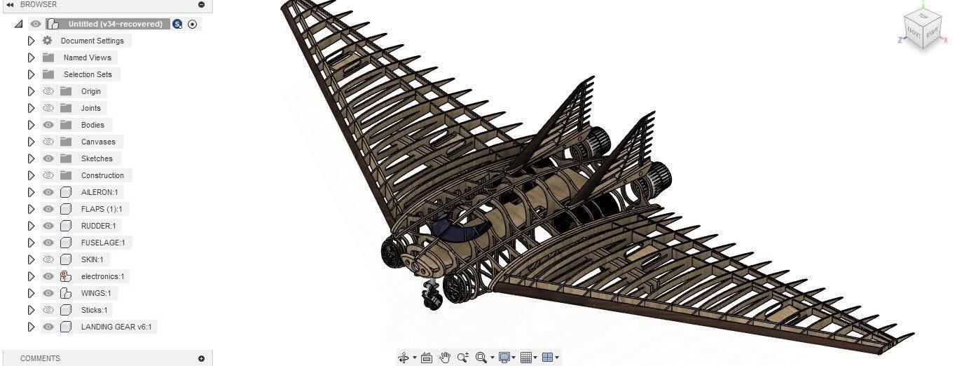 Northrop XP79b Flying Ram 3D model | CGTrader