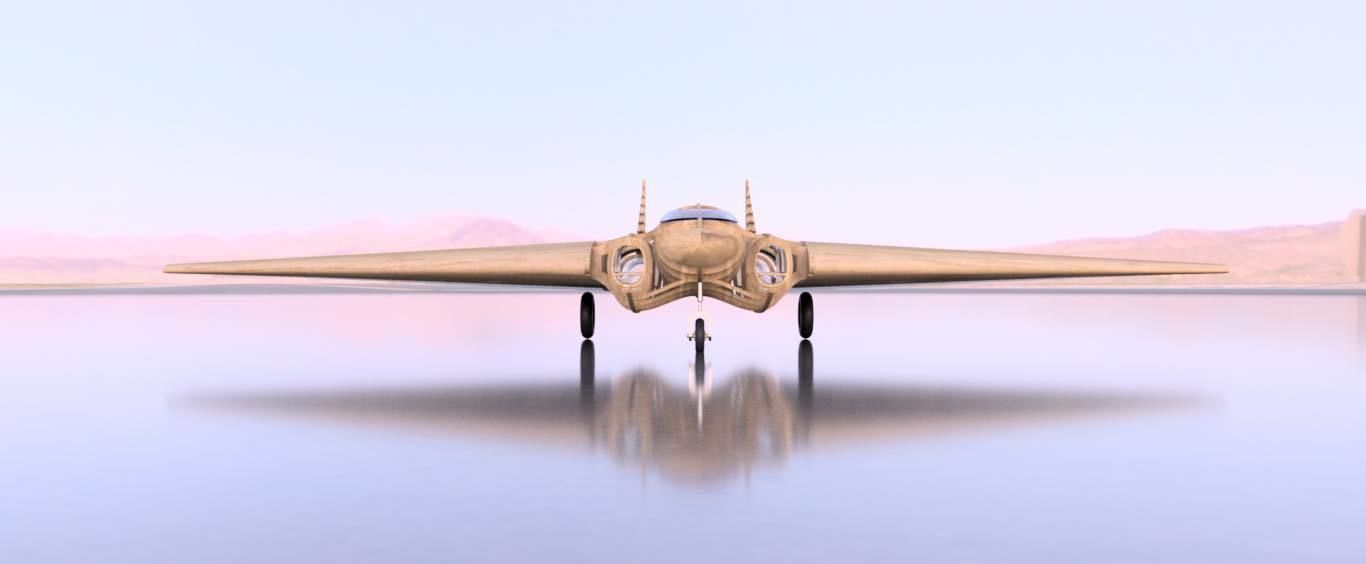 Northrop XP79b Flying Ram 3D model | CGTrader