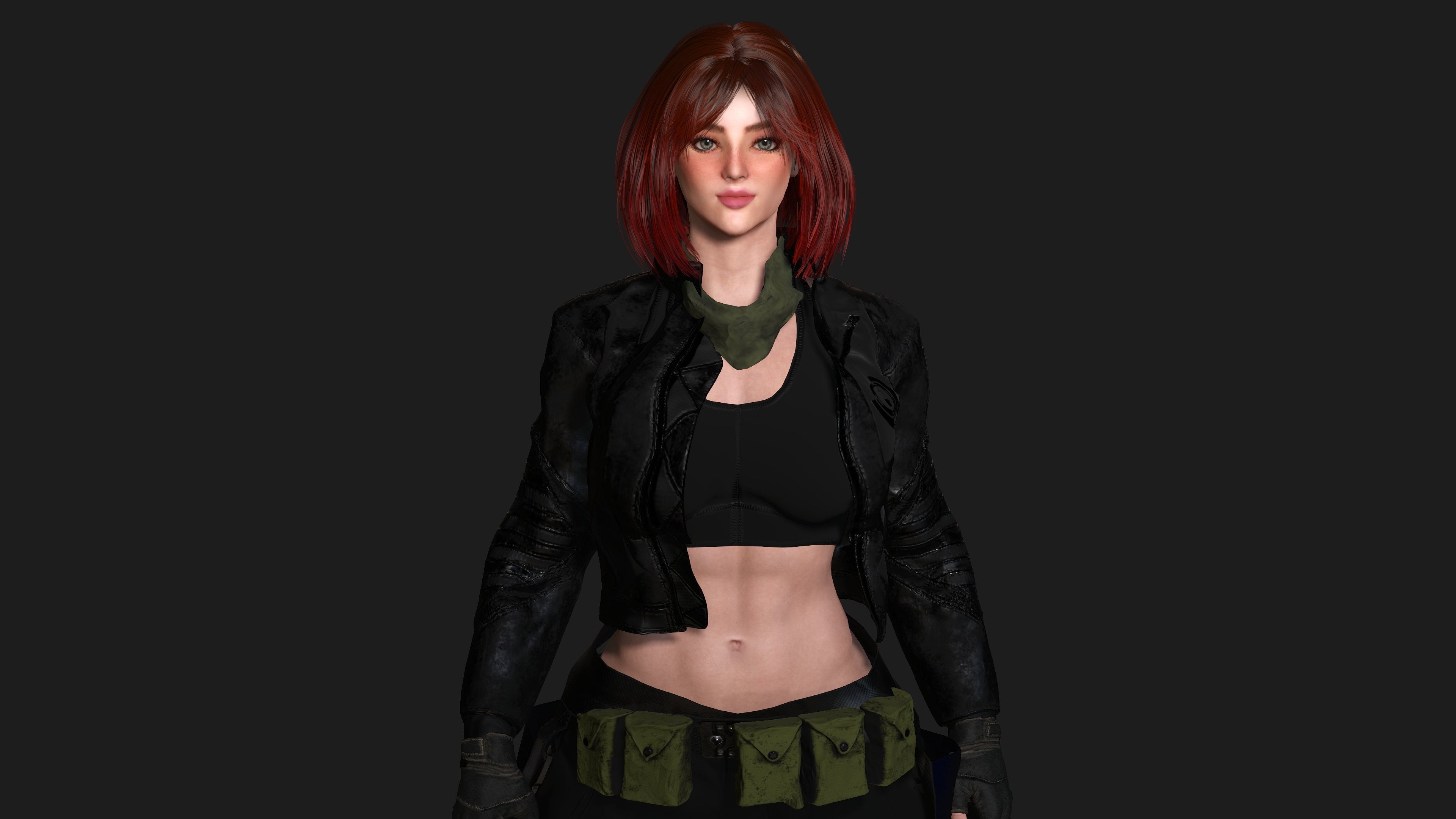 3D model AAA 3D REALISTIC FEMALE CHARACTER - GUN SHOOTER MILITARY GTA ...
