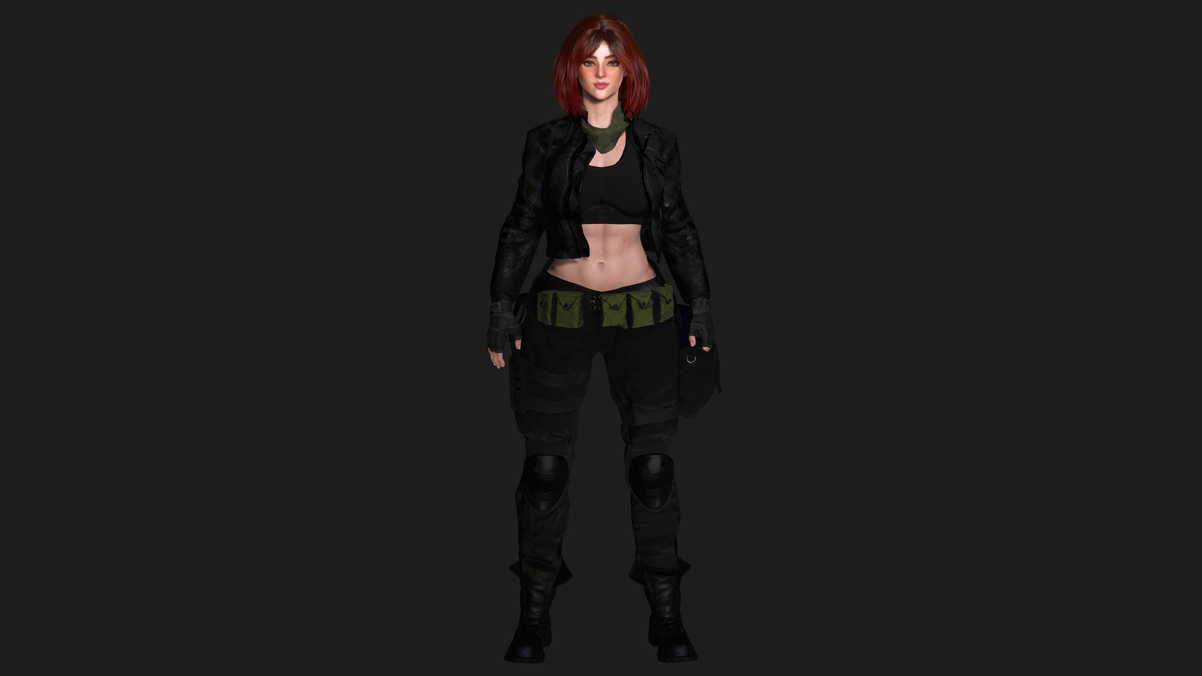 3D model AAA 3D REALISTIC FEMALE CHARACTER - GUN SHOOTER MILITARY GTA ...