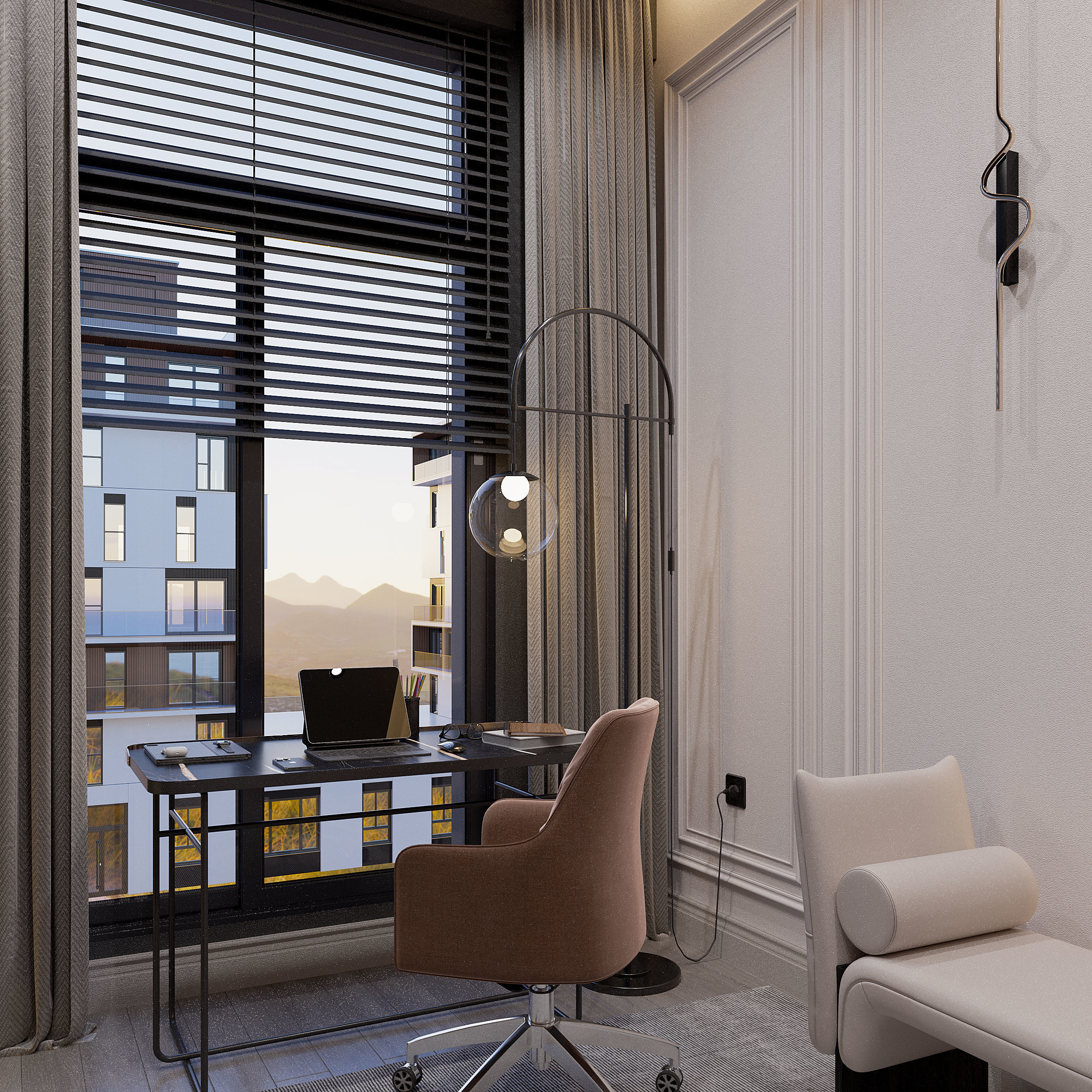 Work room interior design 3D model | CGTrader