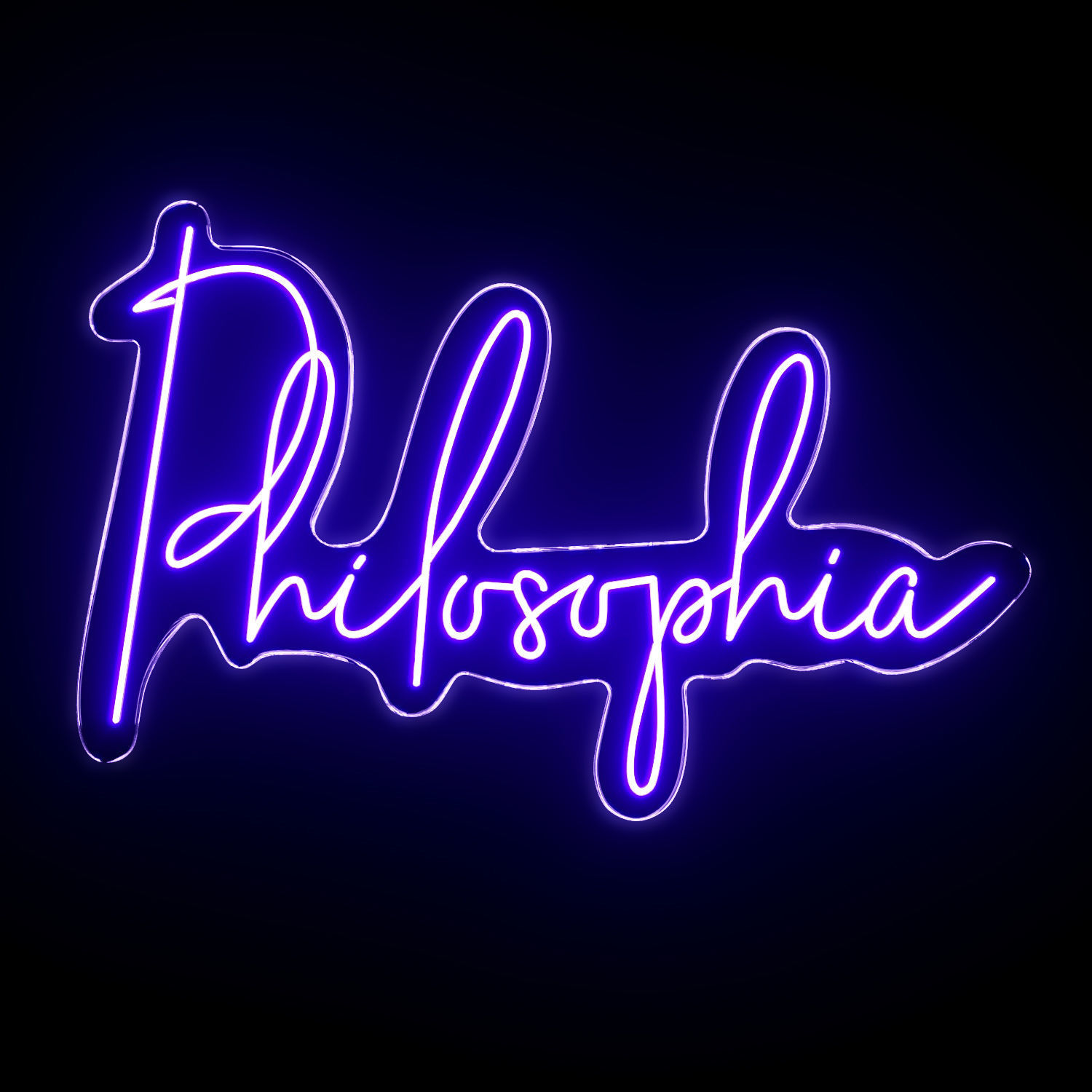 Philosophy Neon Sign 3D model | CGTrader
