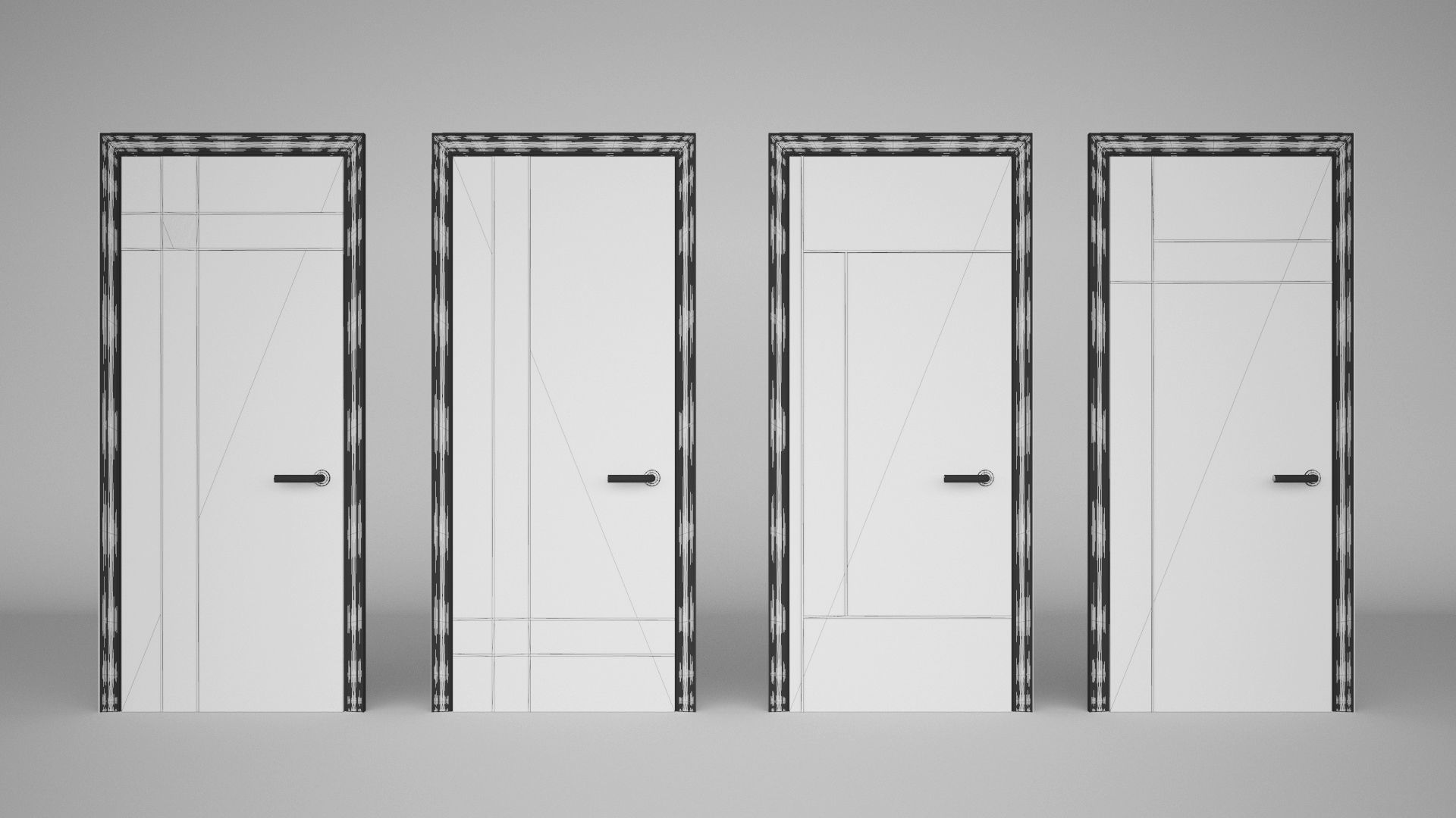Classic Door 02 free 3D model | CGTrader