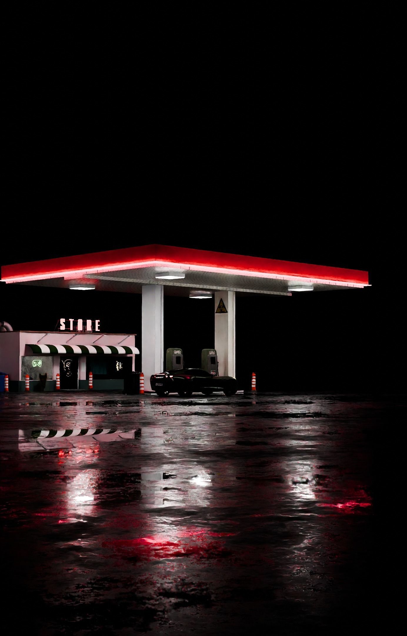 ultra high texture petrol pump 3D model | CGTrader