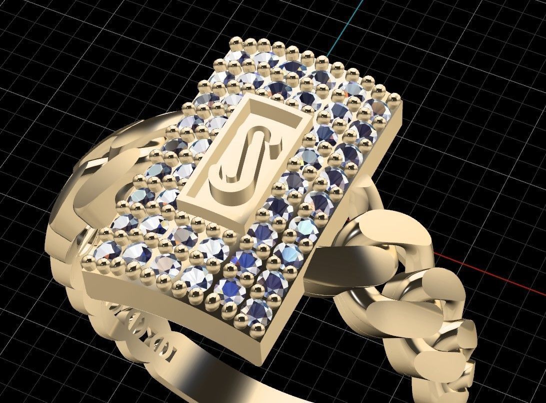 monaco ring 3D model | CGTrader