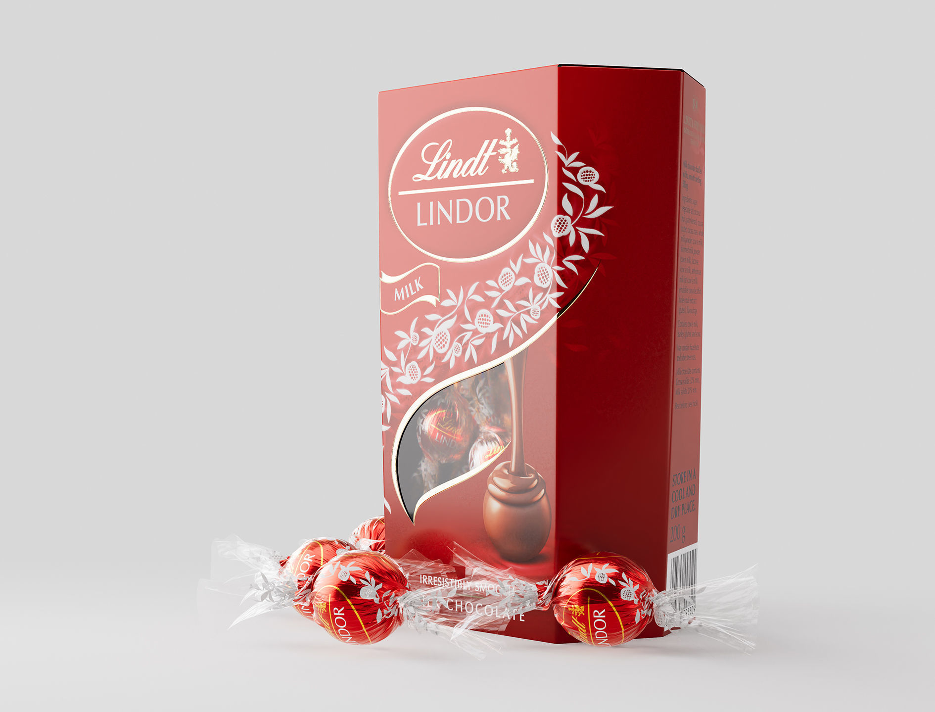 Lindt Lindor Chocolate Packaging Collection 3D model | CGTrader