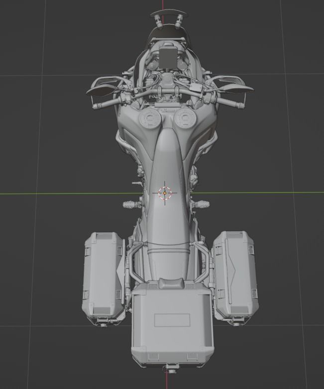 yamaha tenere xt700 3D model | CGTrader