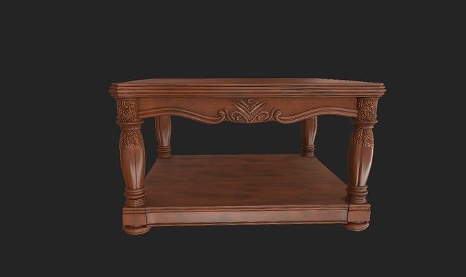 antique table 3D model | CGTrader
