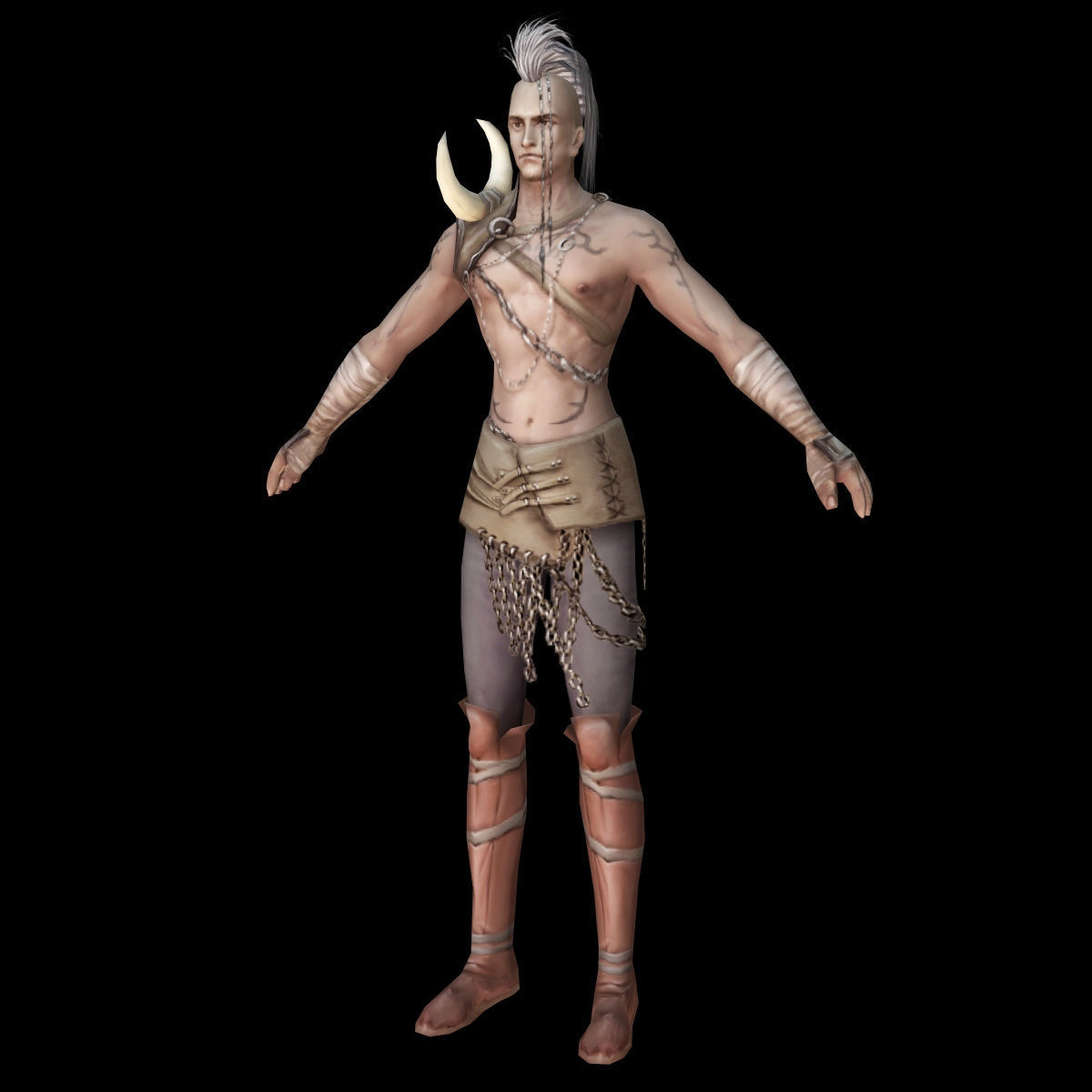 3D model fantasy enemy warrior VR / AR / low-poly | CGTrader