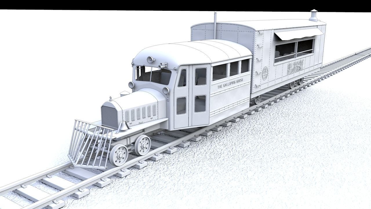 Rio Grande Southern Galloping Goose 1946 3D model | CGTrader