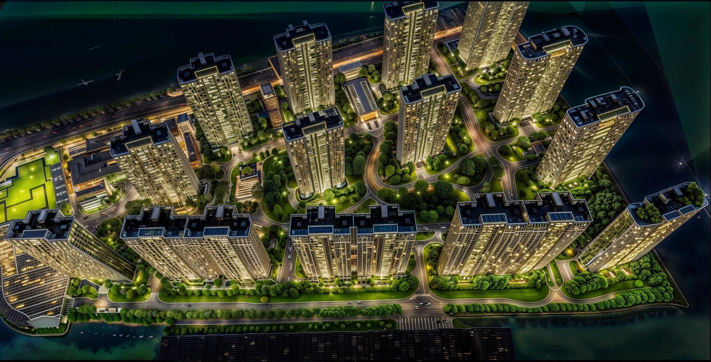 Architecture undergraduate thesis of housing complex highrise 3D model ...